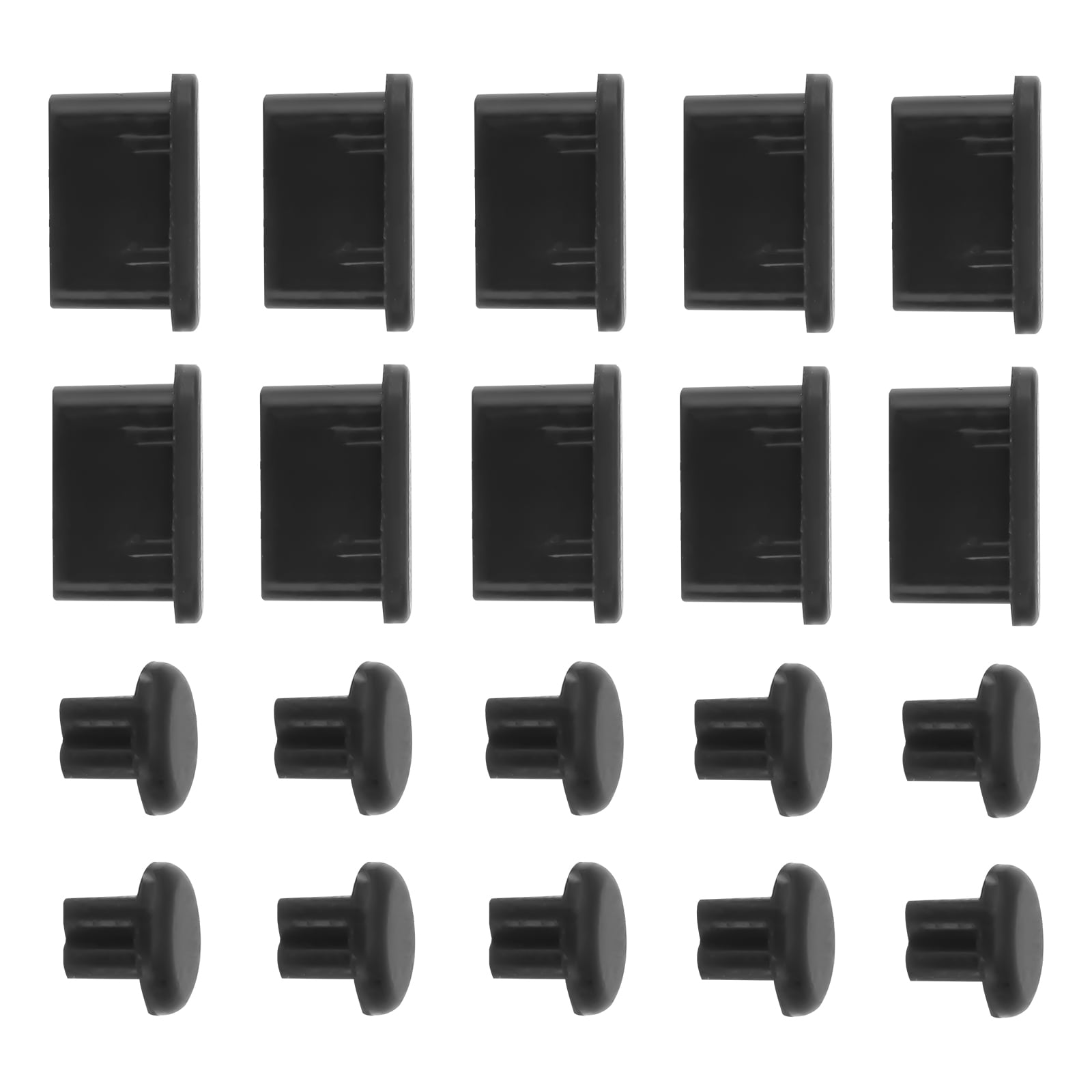 MLINS 100 Pairs 3.5mm Earphone Jack Plugs And Type-C Port Plugs for ...