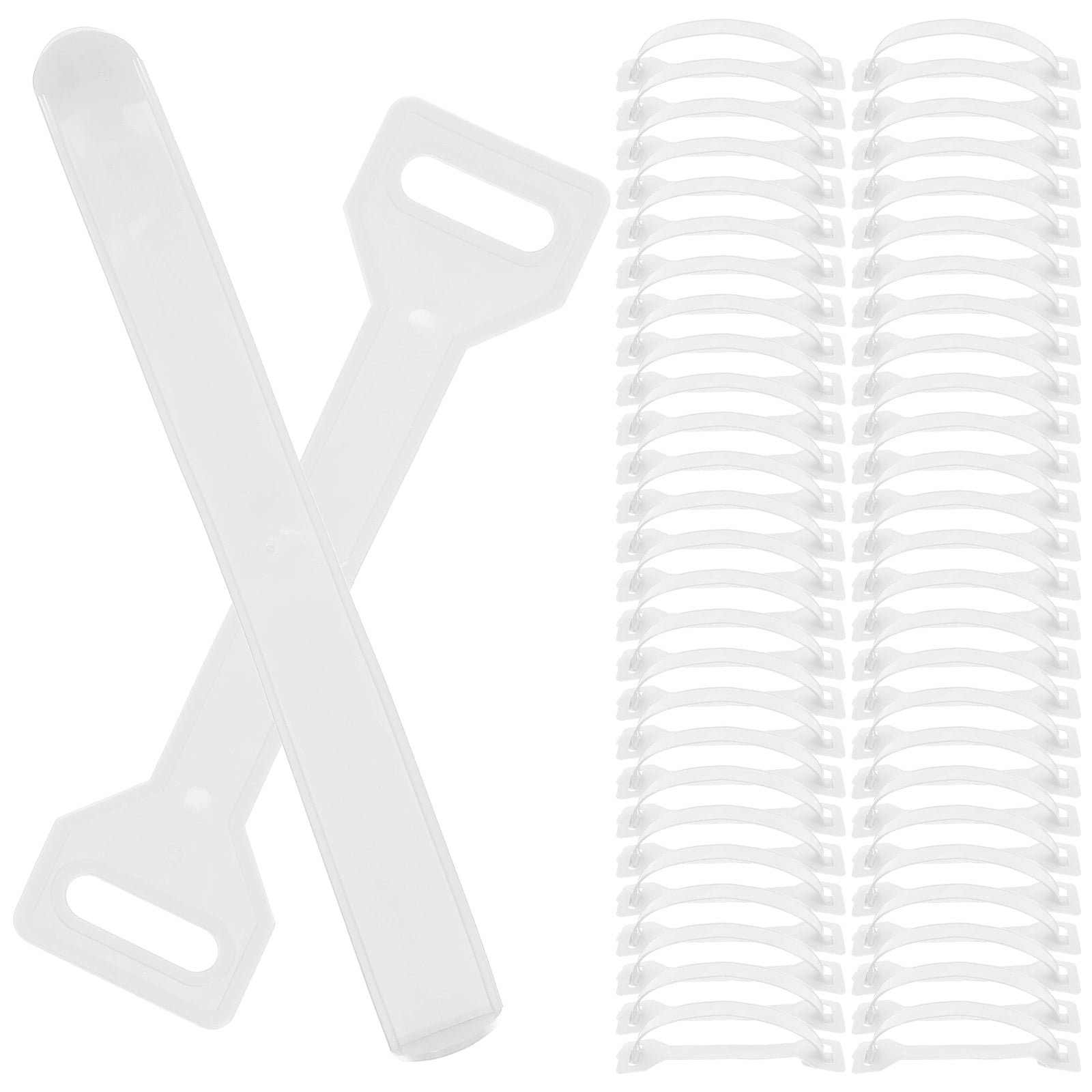 MLINS 100 Pcs Carry Strap Handles for Cardboard Boxes Move Shopping ...