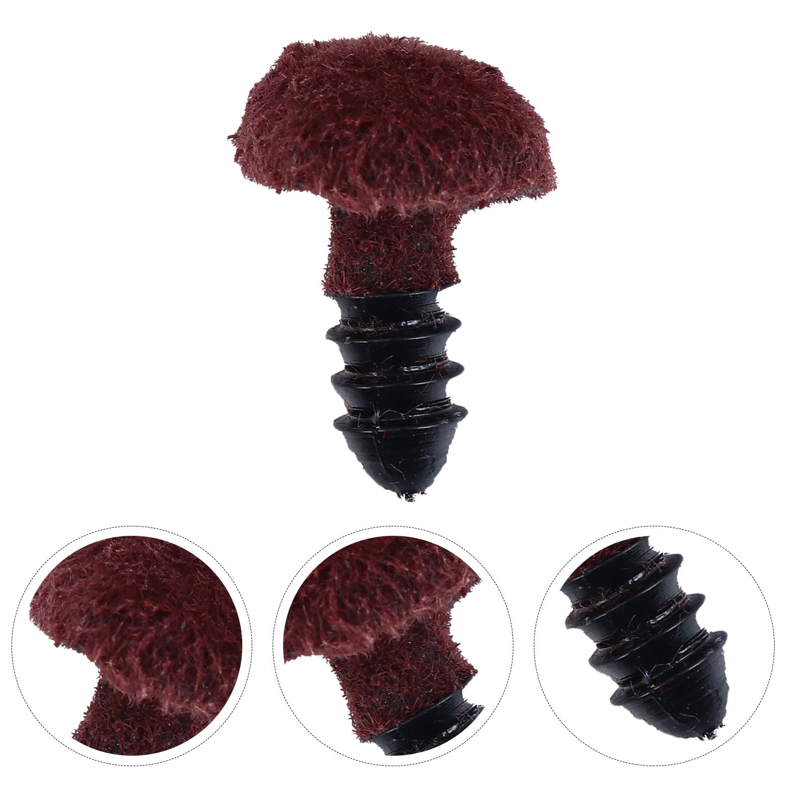 MLINS 100 Pcs Cartoon Nose Flocking Triangle Plush Felt Bear - Walmart.com