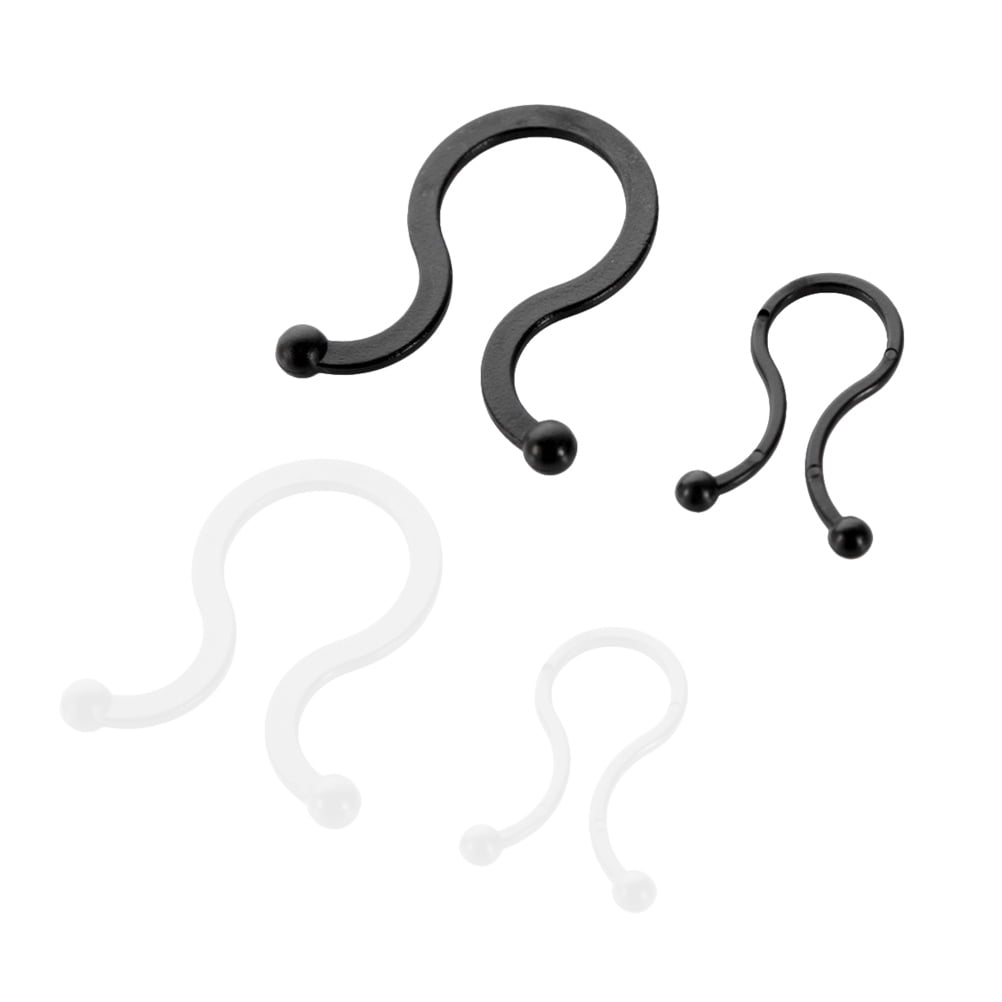 MLINS 100 Pcs Charging Cable Clips Clear Computer Wire Holder Winder ...