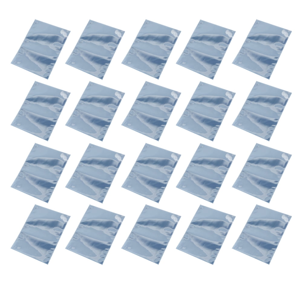 MLINS 100 Pcs Chips Stackable Pe Bag Anti-static Pouch 14X7XX0.01CM ...