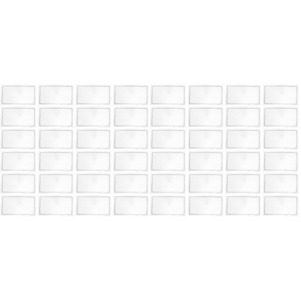 MLINS 100 Pcs Clipped Design Name Tags Holders Students Name Tags Clips ...