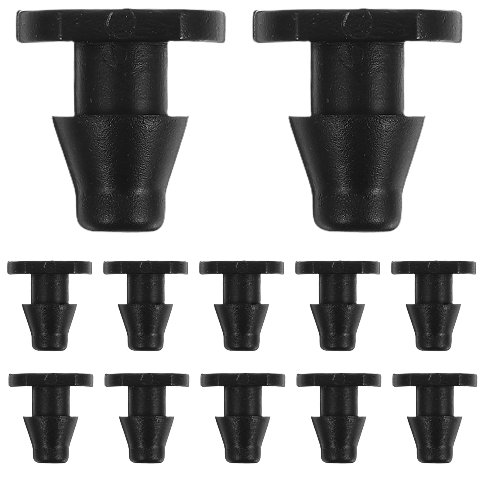 MLINS 100 Pcs Drip Plug Capillary Connector Garden Hose Plug 1.10X0.70X0.70CM Black - Walmart.com