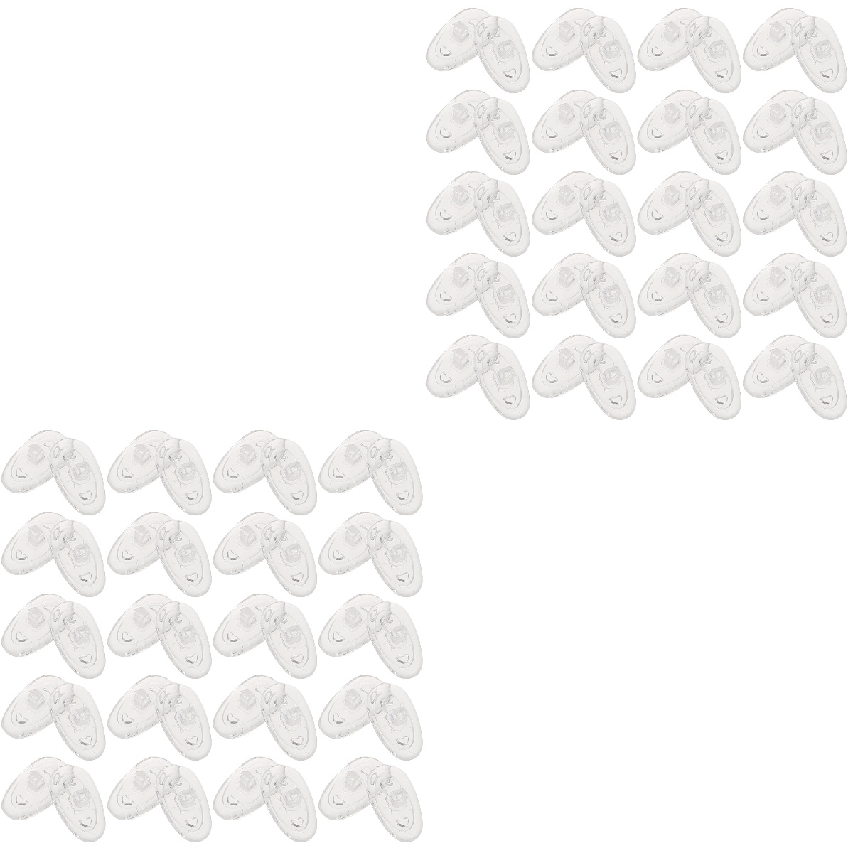 MLINS 100 Pcs Glasses Frame Nose Pads Eyeglass Nose Cushion ...