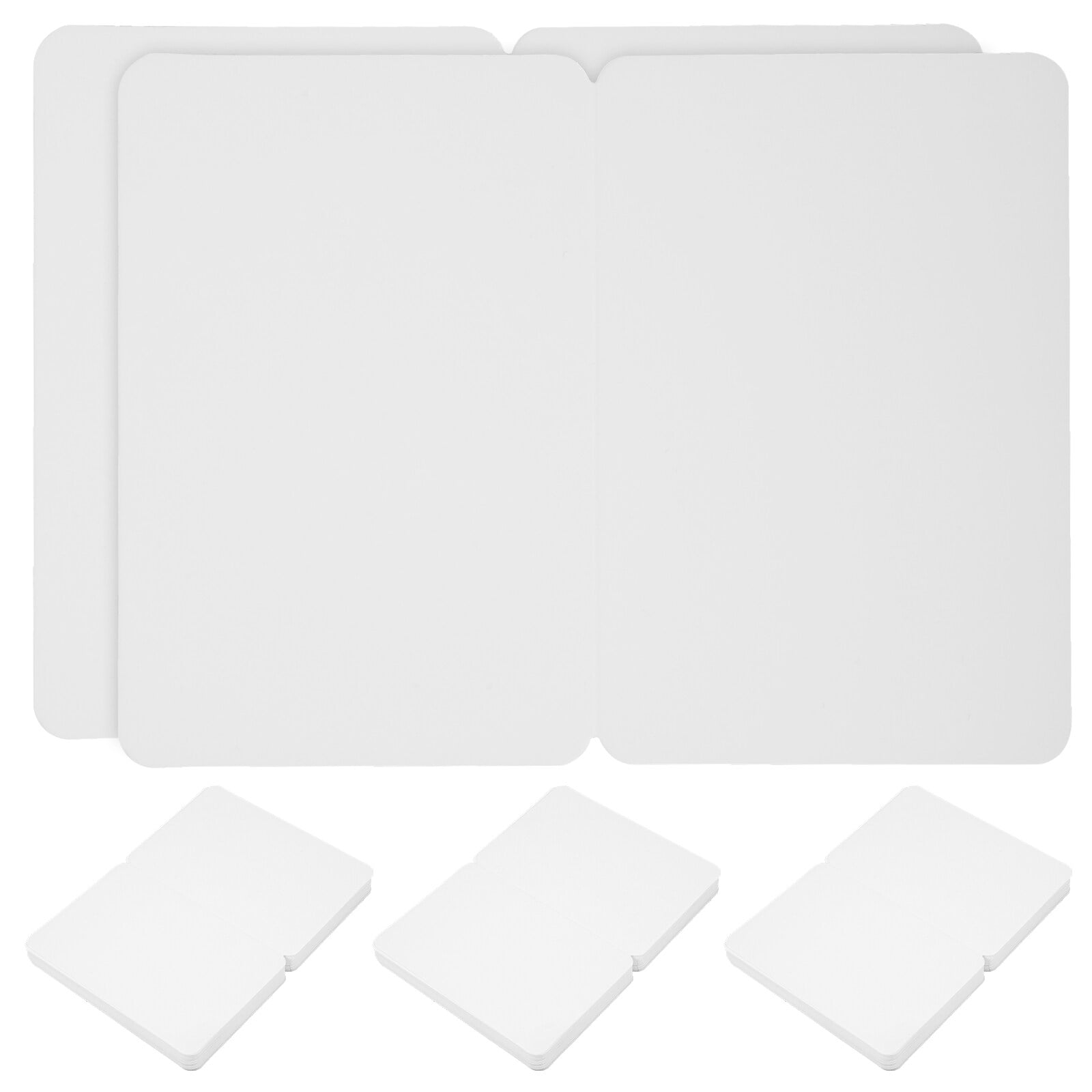 MLINS 100 Pcs Half Fold Greeting Card Stationary Cards Blank and ...