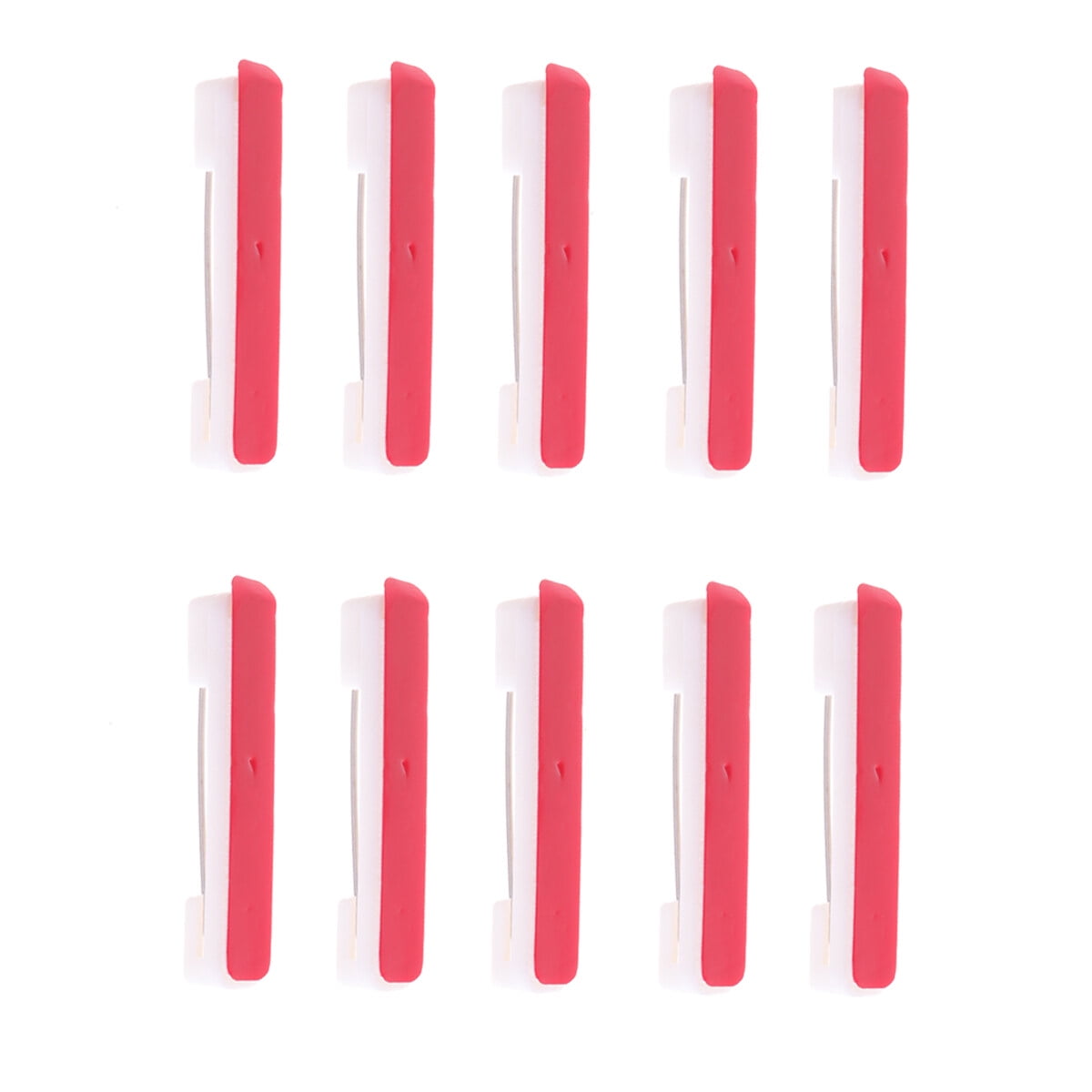 MLINS 100 Pcs Labels Name Badges for Work Binders Clips Mother White ...