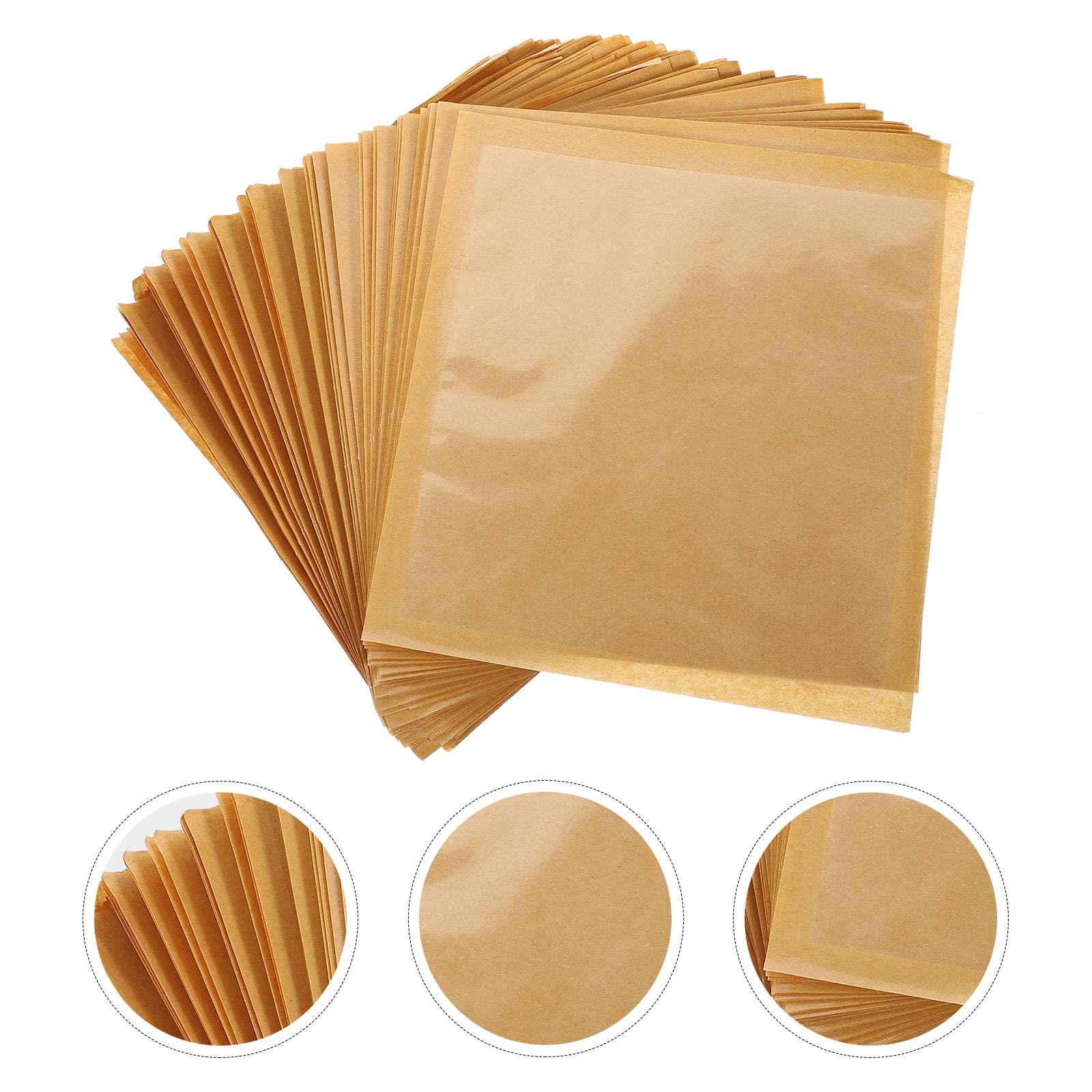 MLINS 100 Pcs Parchment Greaseproof Paper Bag Party Gift Packaging Bags ...