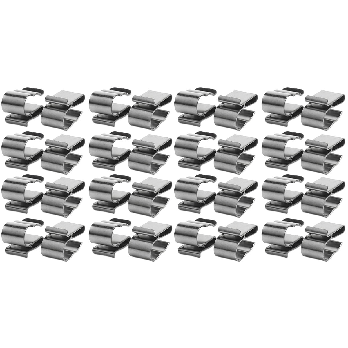 MLINS 100 Pcs Photovoltaic Wire Clamps Solar Panel Cable Clips Solar ...