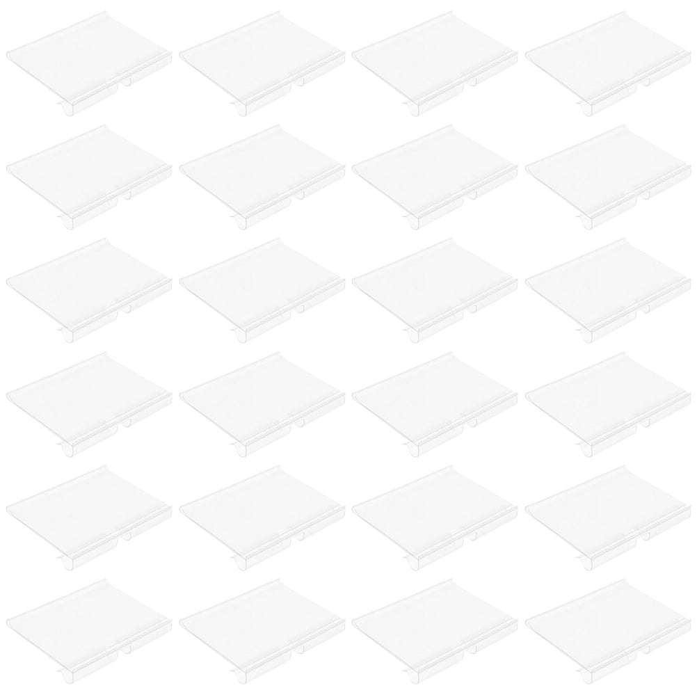 MLINS 100 Pcs Price Tag Shelf Tags Retail Display Stand Transparent ...