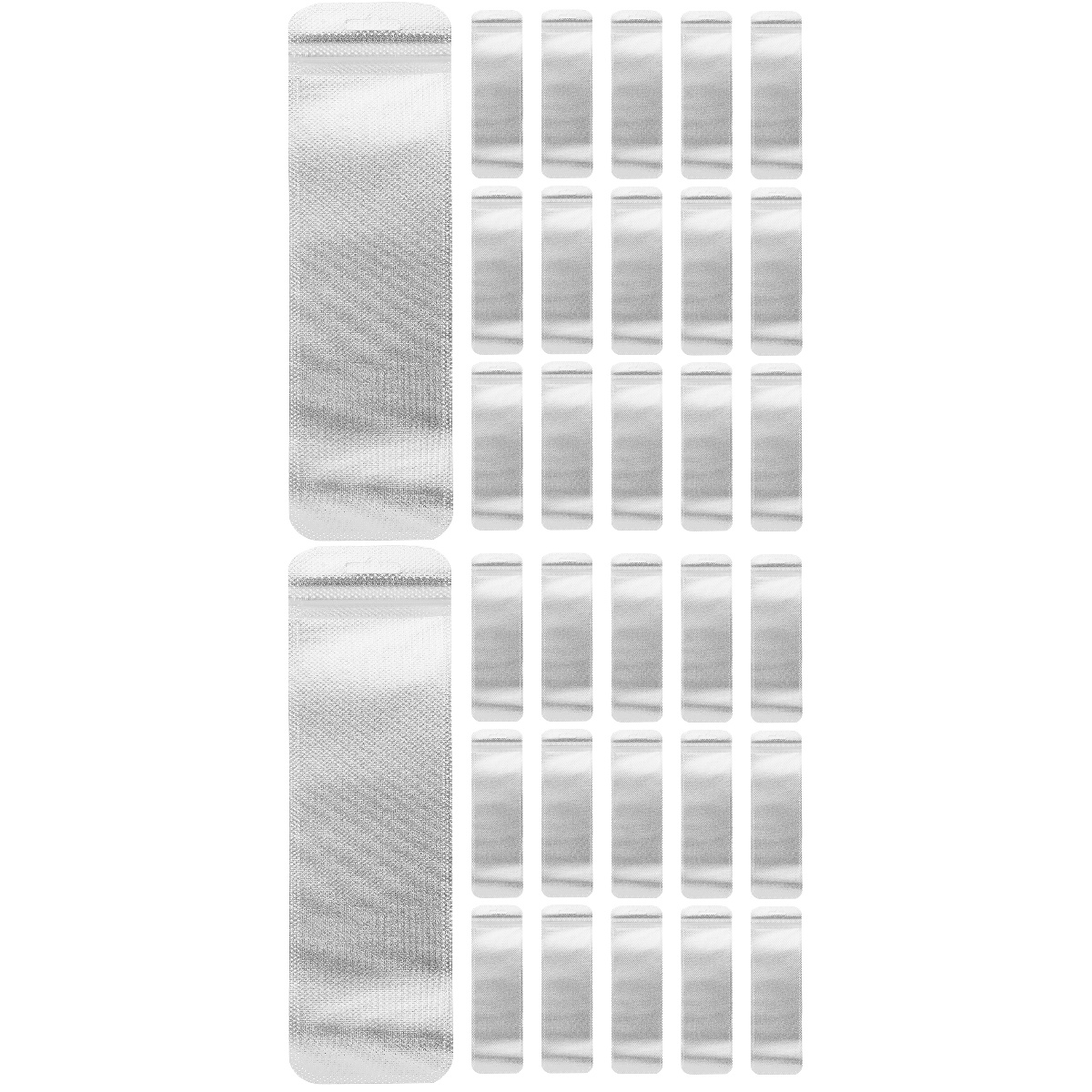 MLINS 100 Pcs Sample Long Packing Bag Long Business Wrapping Bag Small ...