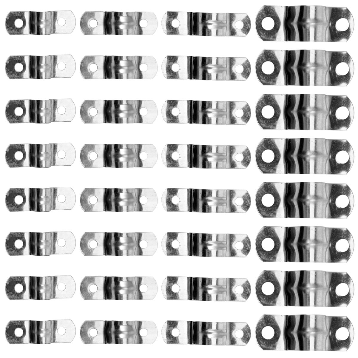 YUYUETIME Carbon Steel Resistant to and Rust Pipe Clamps 100Set 5x1.8in ...