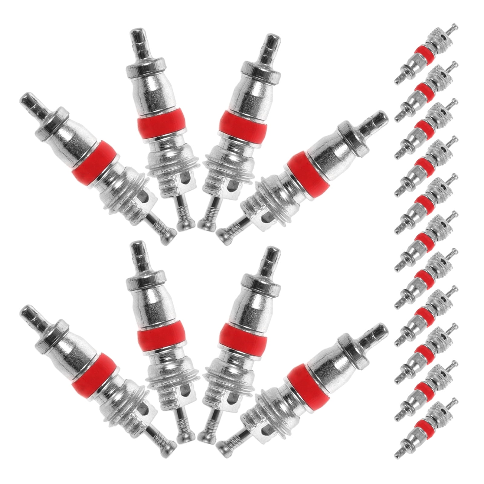 MLINS 100 Pcs Tire Valve Core Single Head Stem Replacement Car Tires ...