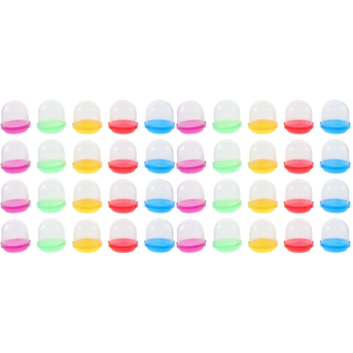 MLINS 100 Pcs Vending Machine Fillable Balls Plastic Balls Twisting ...