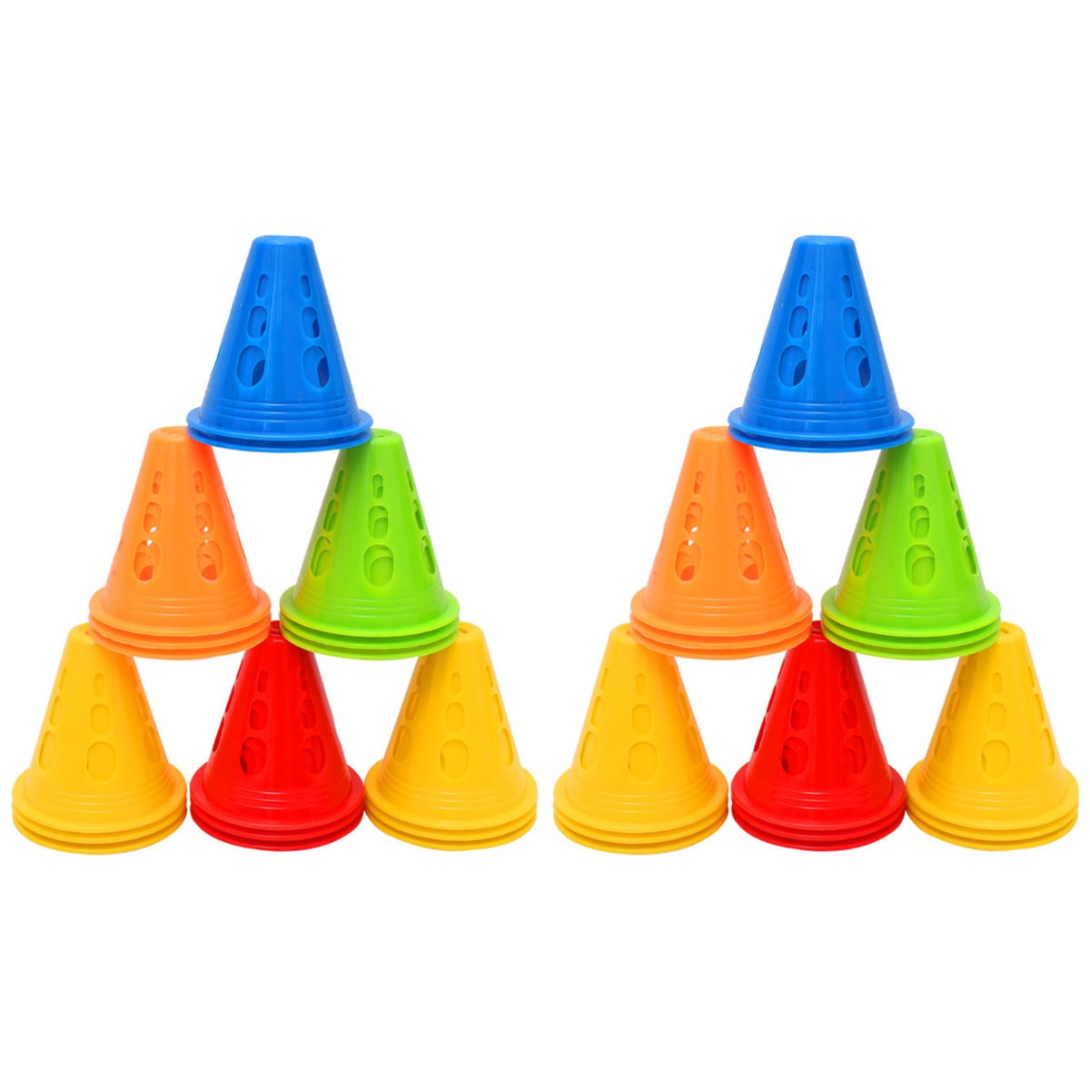 MLINS 100 Pcs Windproof Spot Marker Cones Horn Cones Sign Barrel ...