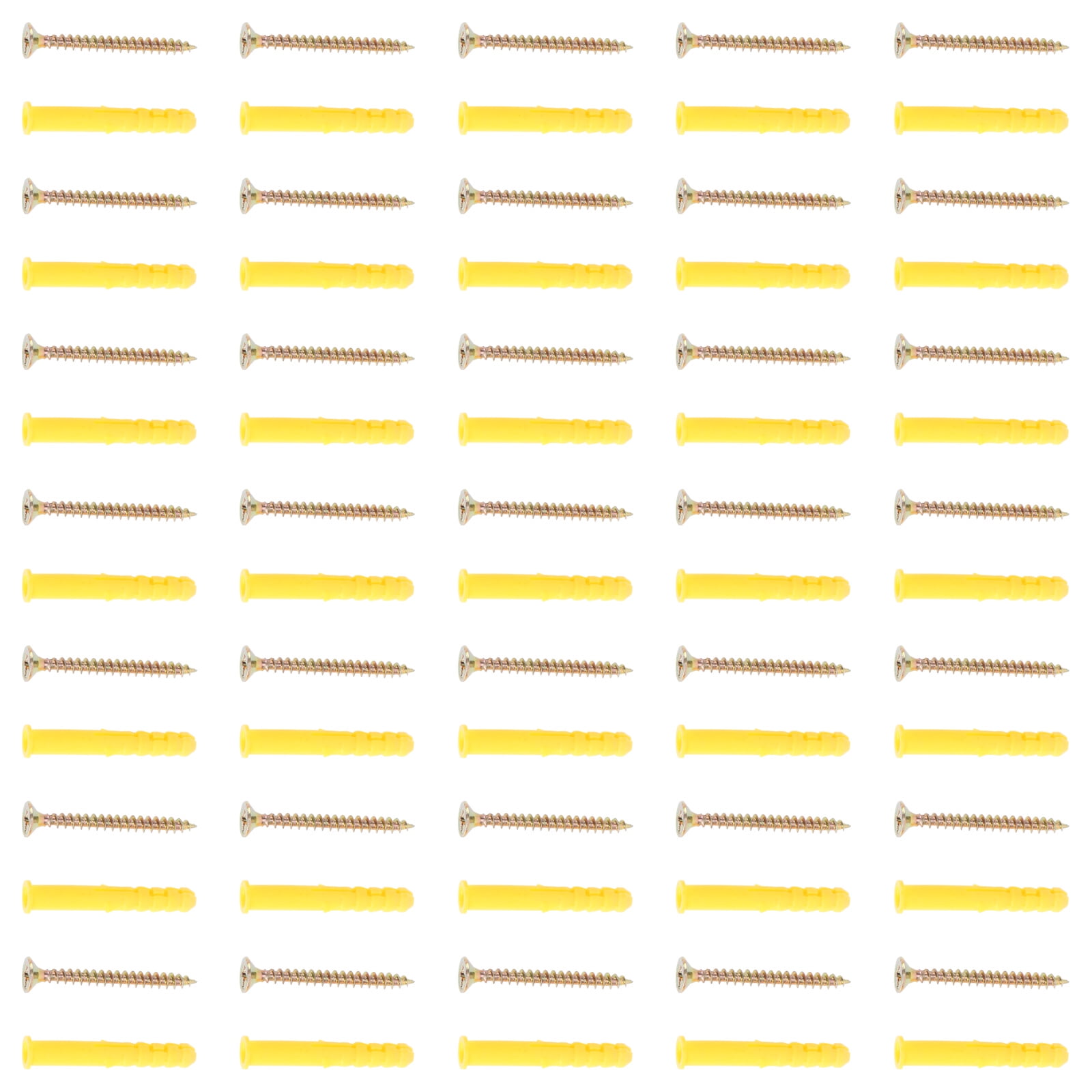 MLINS 100 Sets Drop-in Anchor Drywall Mounting Kit Plugs Anchors for ...