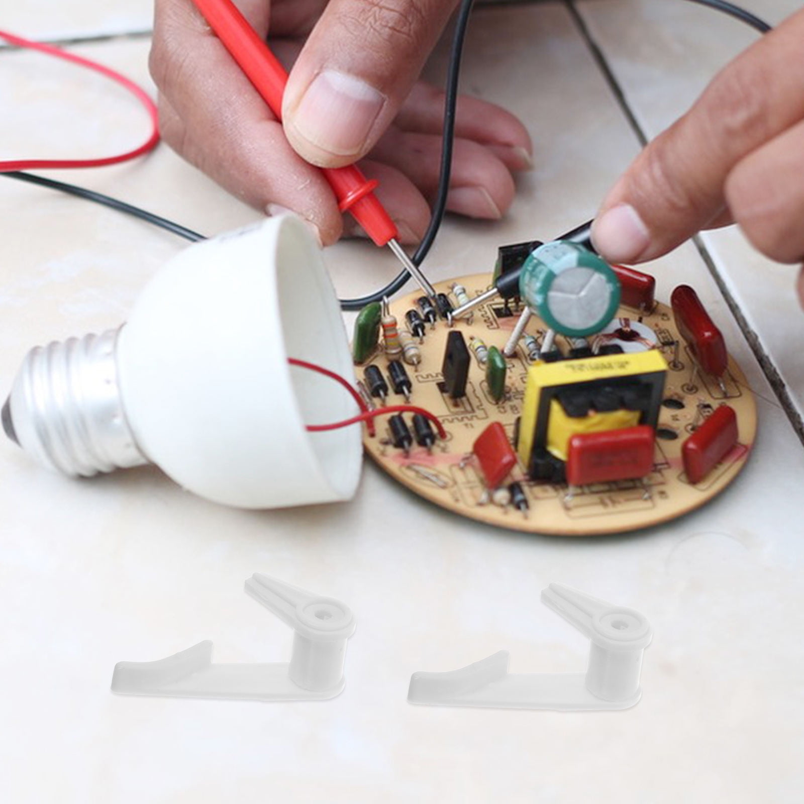 MLINS 100 Sets Fastening Plug for LED Strip Lights Ceiling Buckle ...