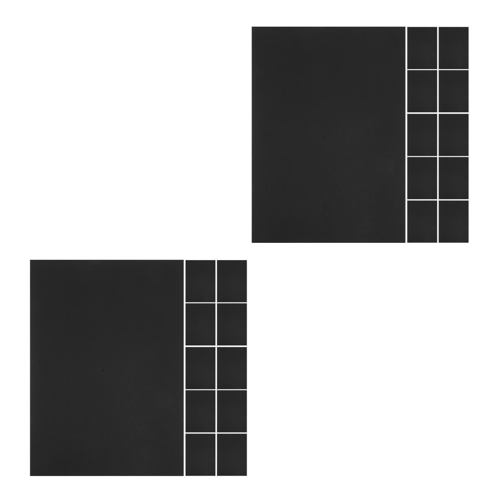 MLINS 100 Sheets Black Cardstock Paper Thick Card Stock Paper Black ...