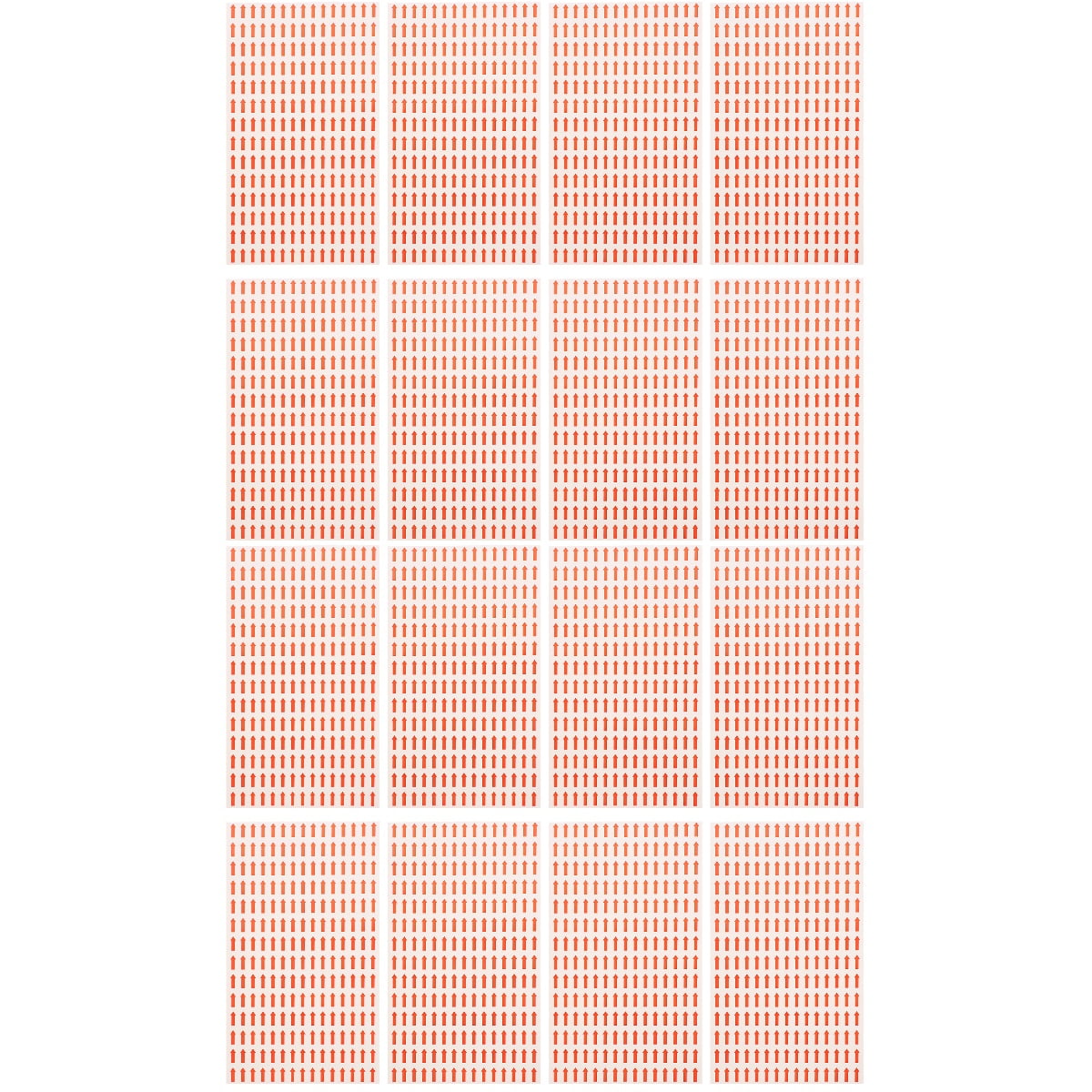 MLINS 100 Sheets of Arrow Stickers Indicator Tags Adhesive Arrow Labels ...