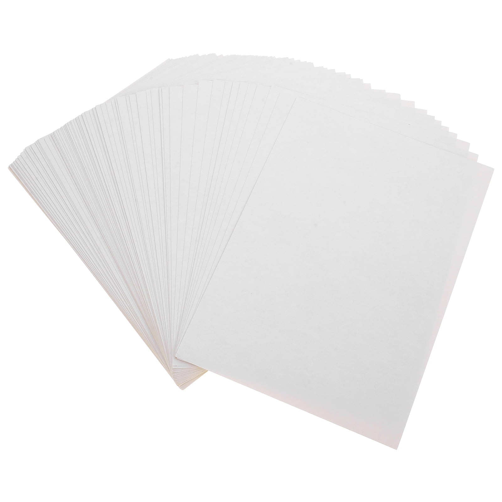 MLINS 100 Sheets of Blank Vinyl Sticker Paper Sheets Waterproof Vinyl ...