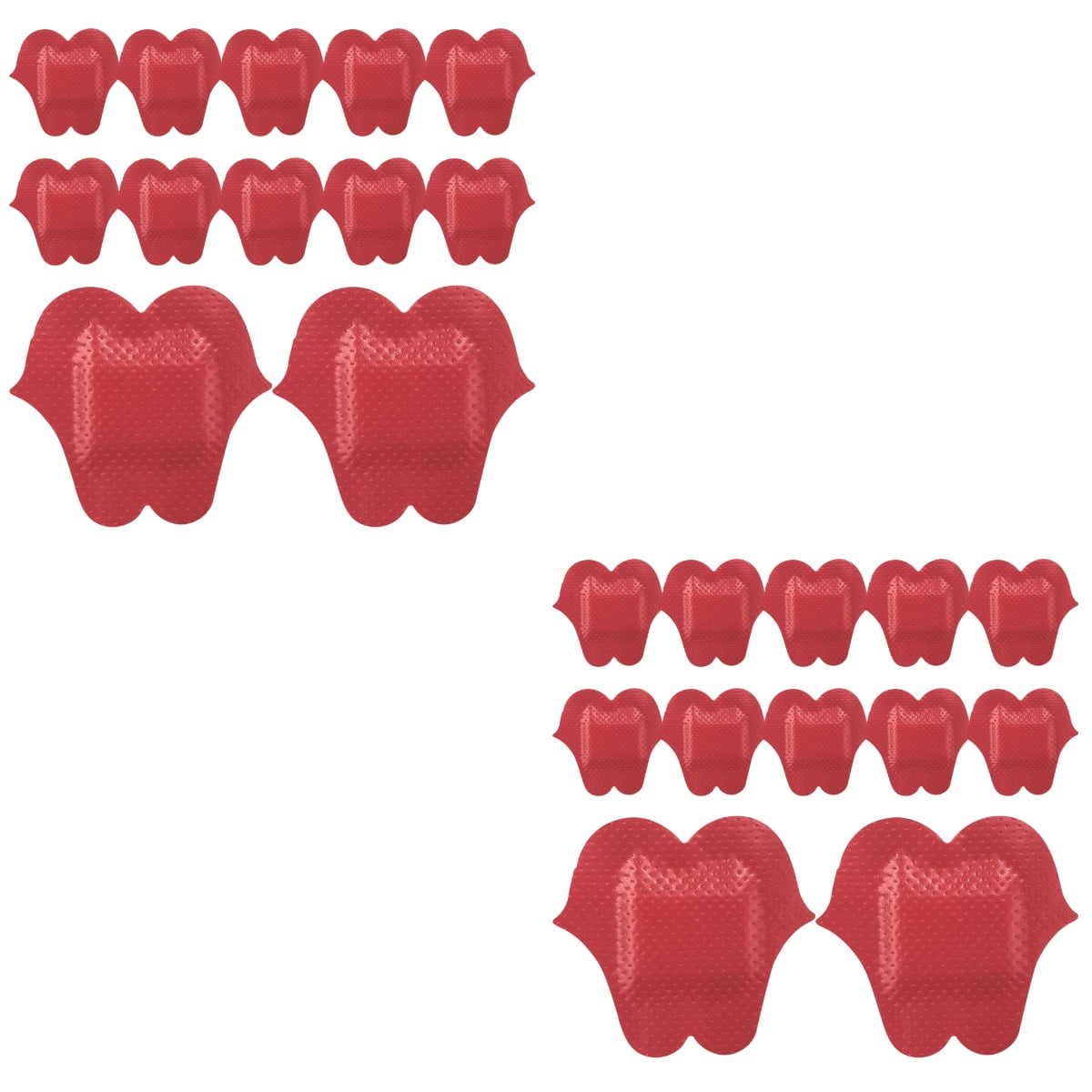 MLINS 100 pcs Adhesive Wound Bandages Lip Shaped Wound Care Protection ...