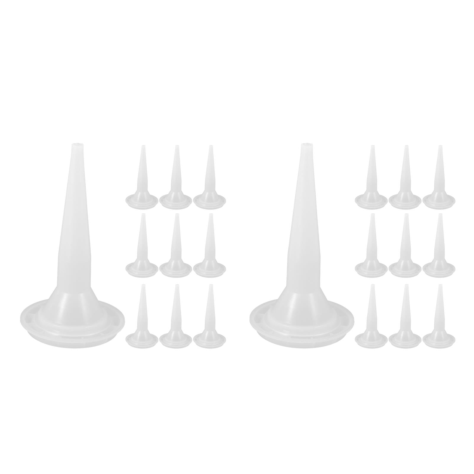MLINS 100 pcs Caulking Tips Caulking Nozzle Tips Caulk Finisher Kit ...