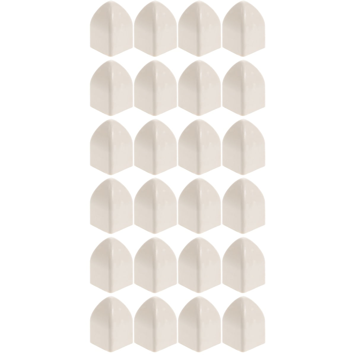 MLINS 100 pcs Guardrail Cover Square Post Cap Railing Plastic Cover ...