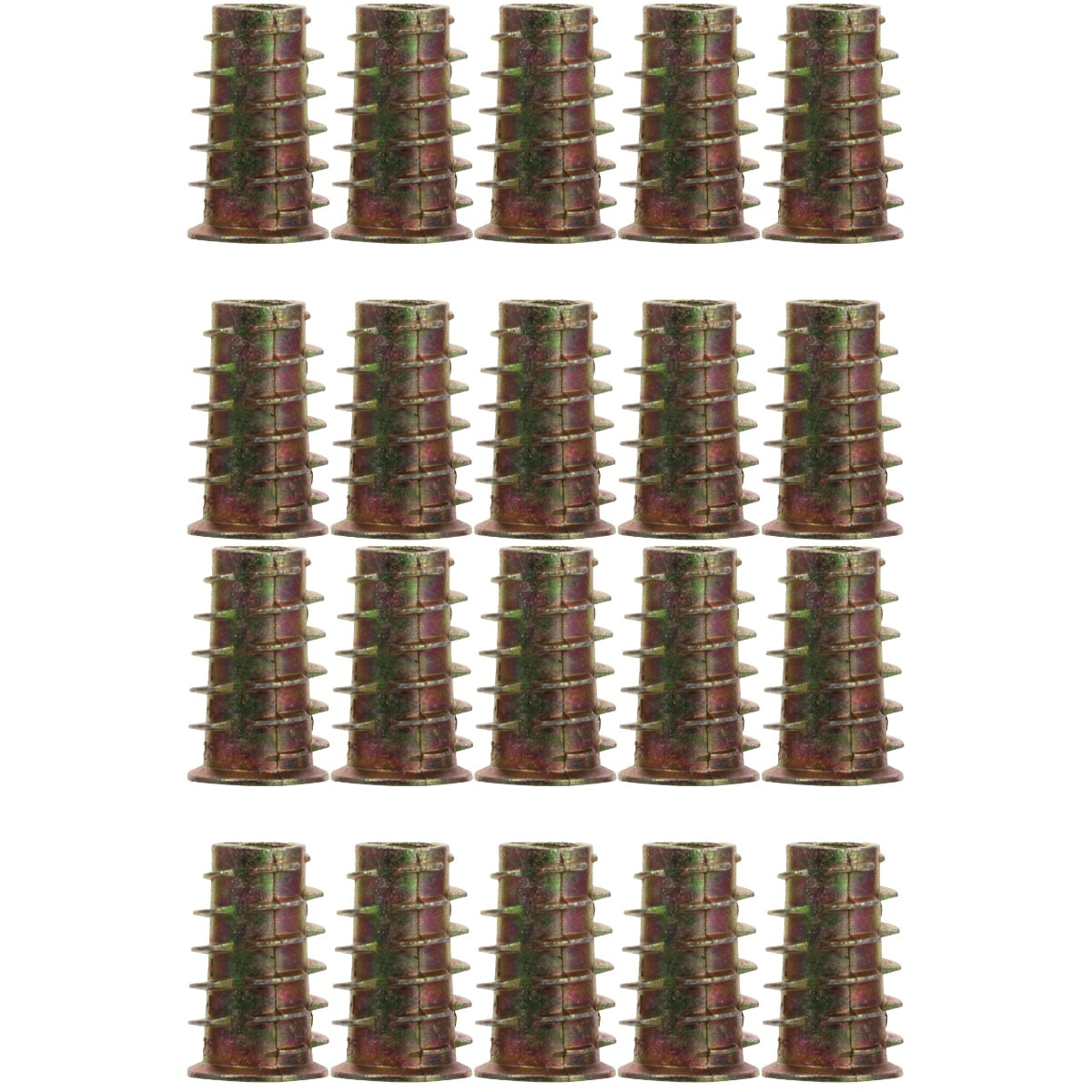 MLINS 100 pcs M8x25 Socket Drive Threaded Insert Nuts Wood Furniture ...