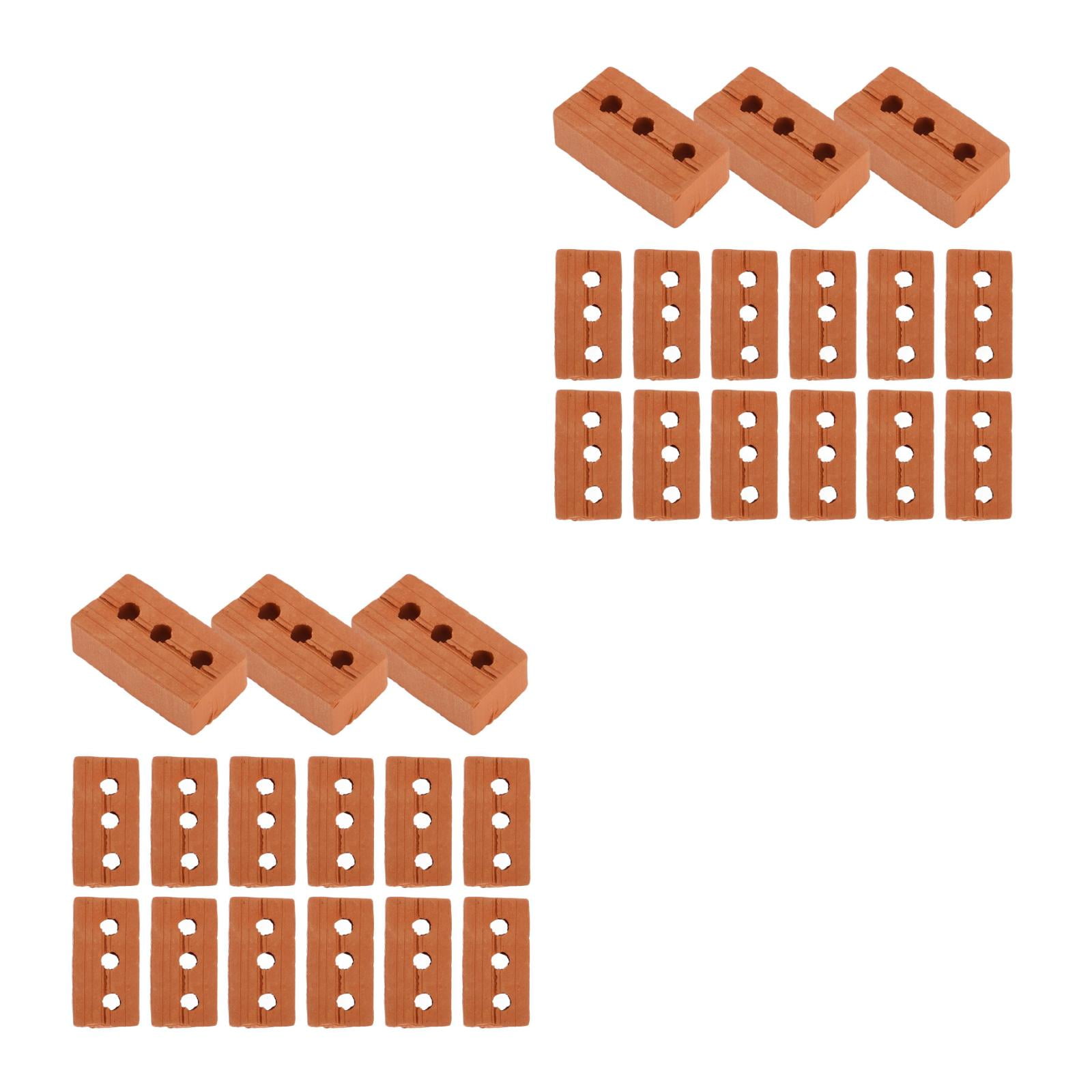 MLINS 100 pcs Miniature Brick Models Tiny Bricks Diorama Materials ...