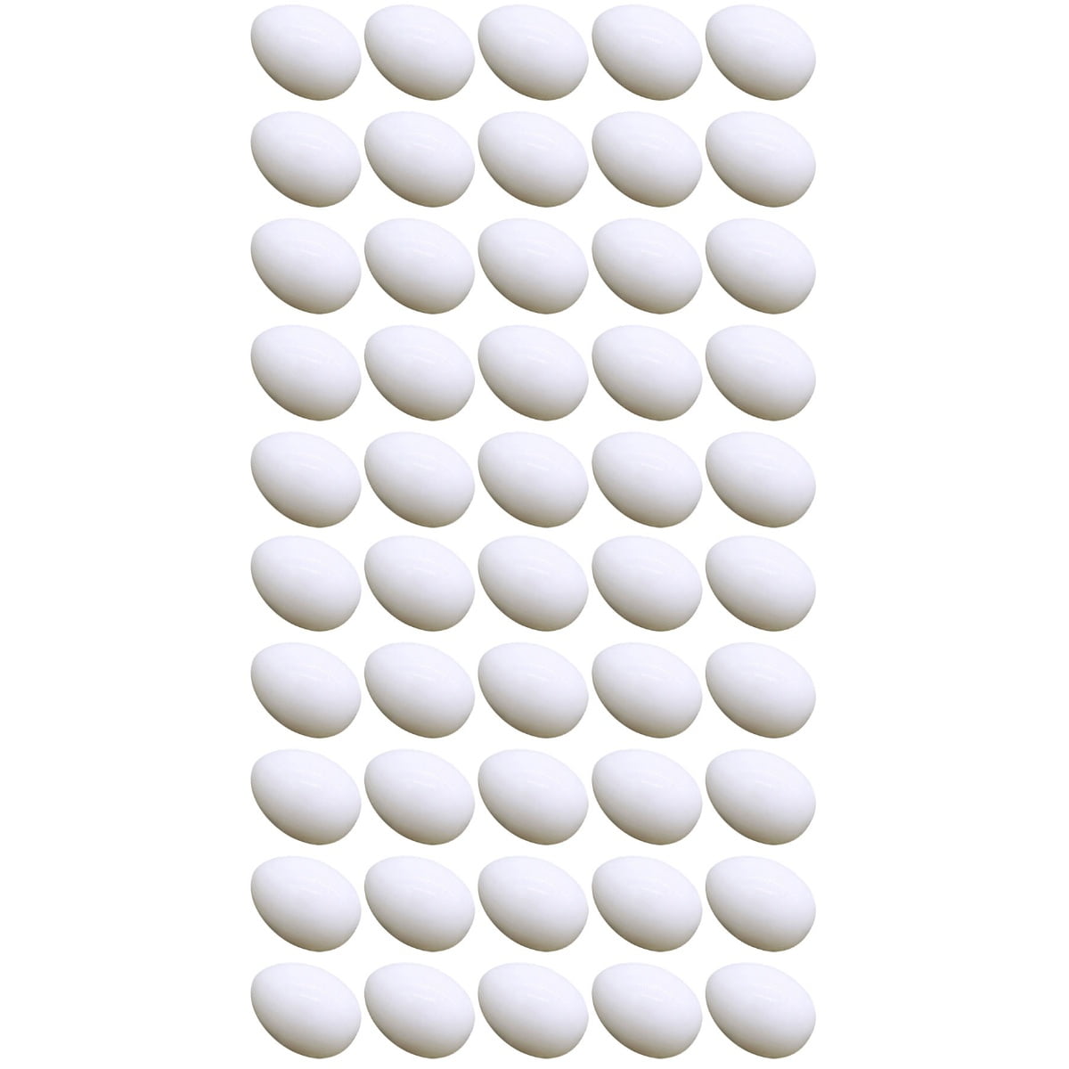 MLINS 100 pcs Simulation Pigeon Eggs Breeding Props Laying Egg Props ...