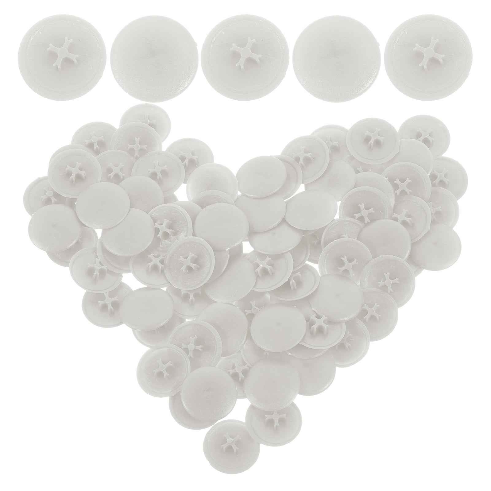 DINHEAROM Cover Caps For Screws Screw Hole Caps White PP 1000pcs ...