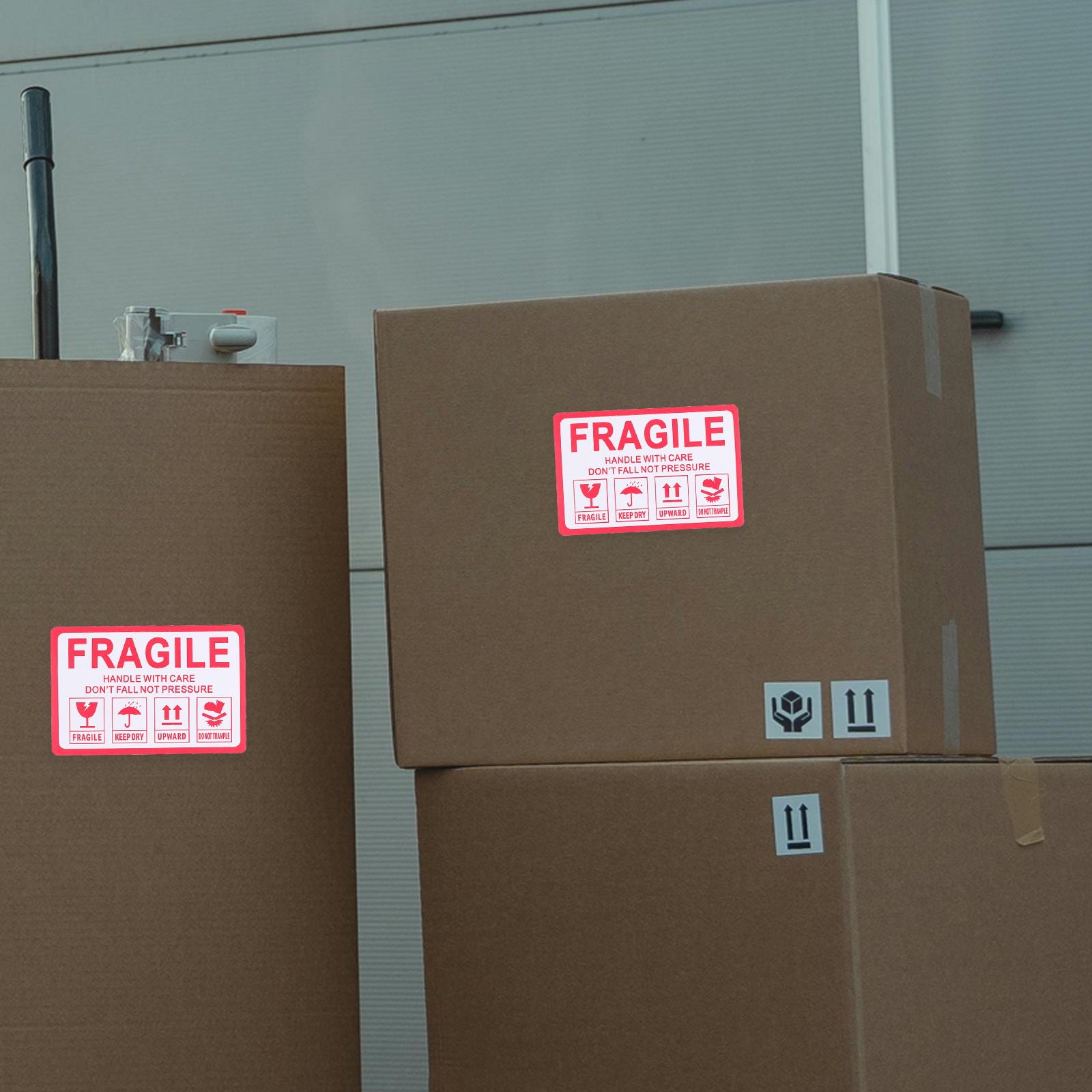 MLINS 1000 Pcs Shipping Fragile Warning Labels Handle Care Stickers For ...