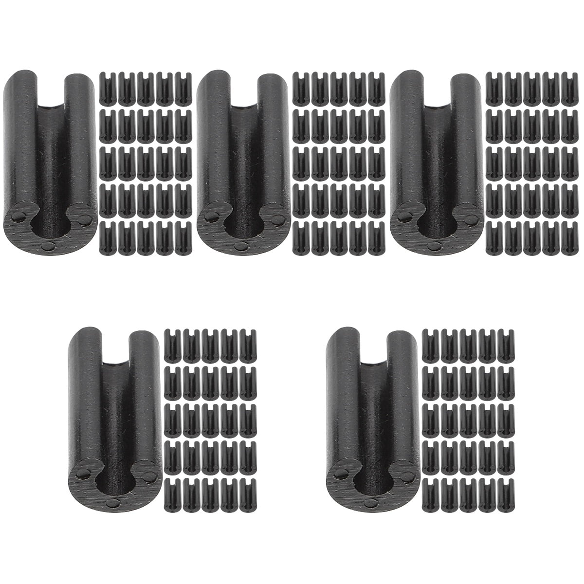 MLINS 1000 pcs Sink Rack Wire Bumpers 4.8mm Opening Legs Tips Caps ...