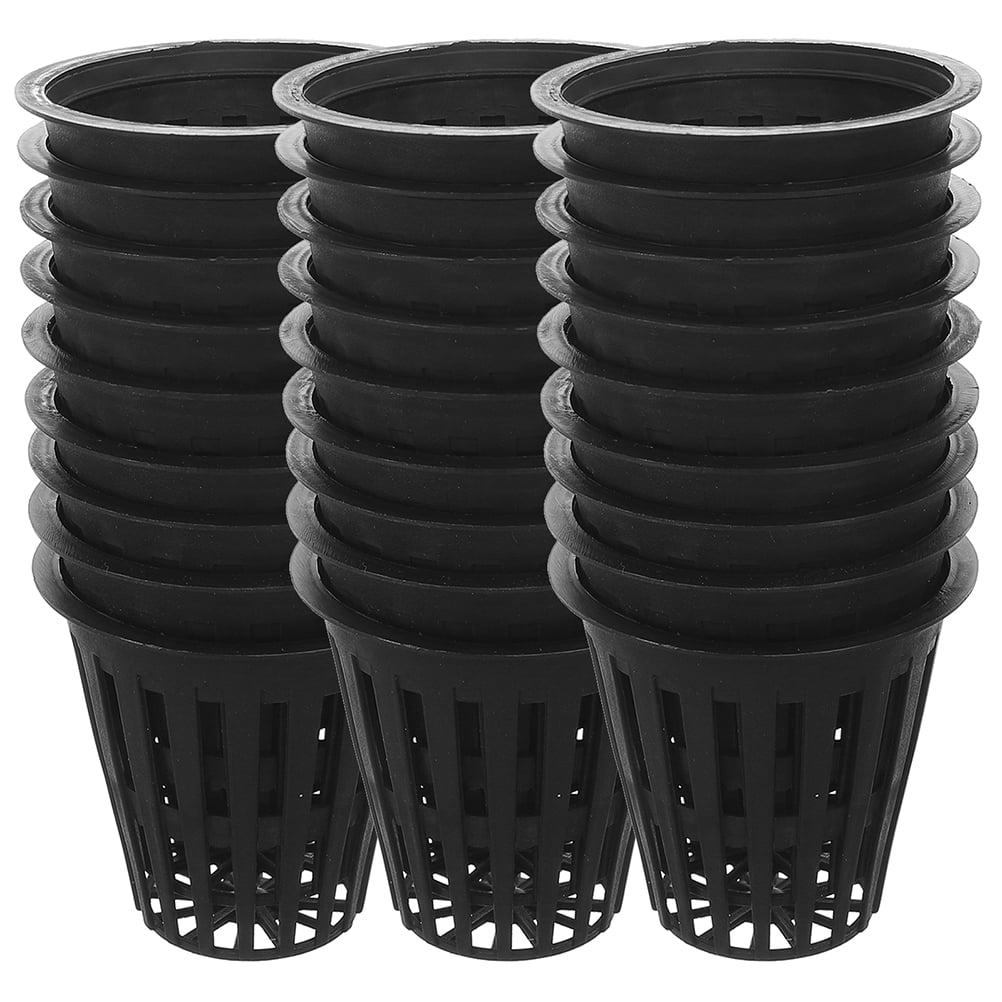 MLINS 100Pcs Hydroponic Net Pots Plant Fix Baskets Net Pots Garden ...
