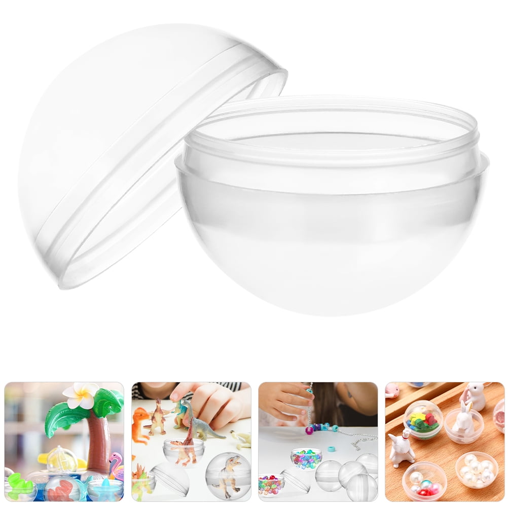 MLINS 100Pcs Vending Machine Round Capsules Gumball Machine Capsules ...