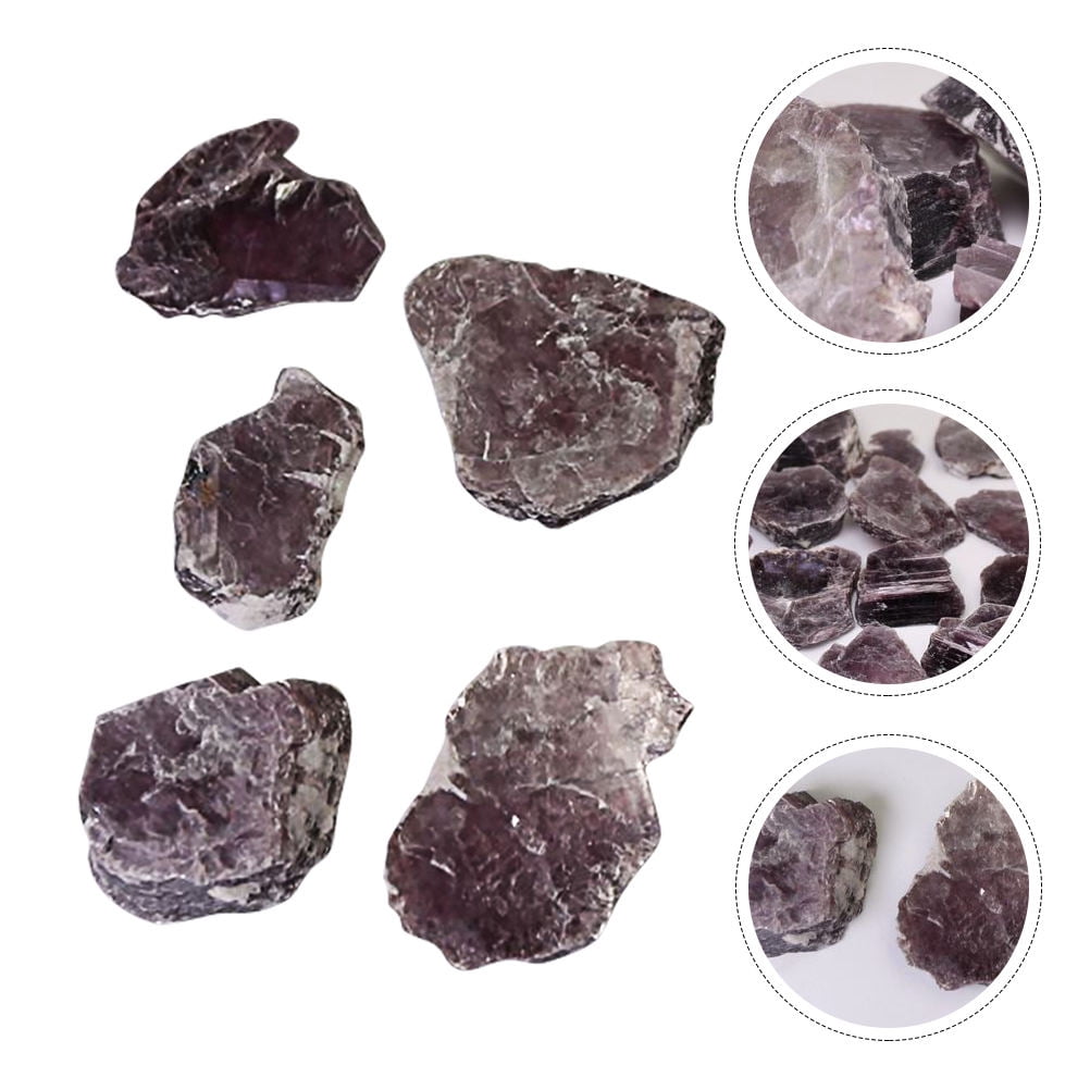 MLINS 100g Natural Purple Mica Samples Rough Ore Specimen for Teaching ...