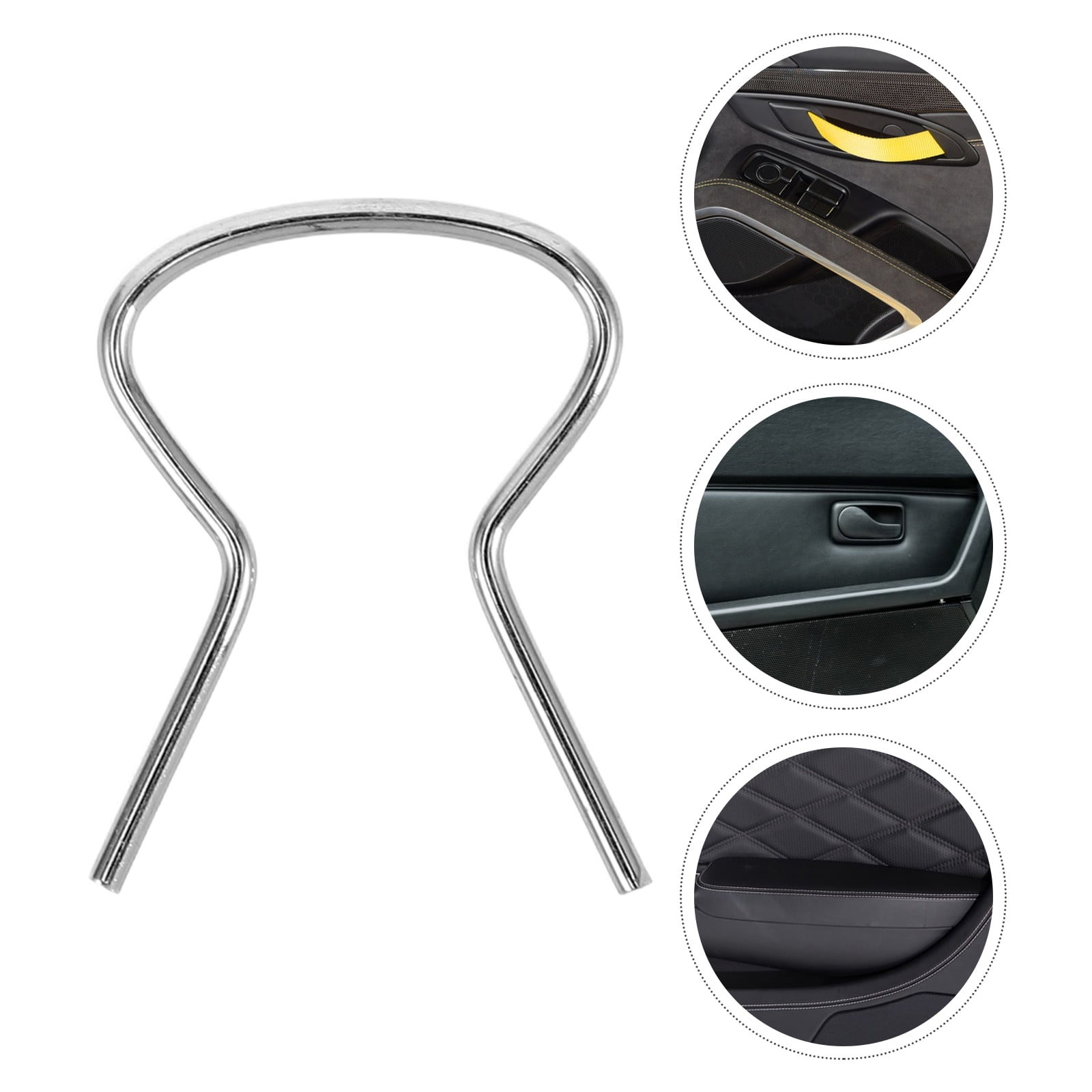 DINHEAROM Car Window Handle Crank Retainer Clips Grey 100Pcs 0.8X0.6X0 ...