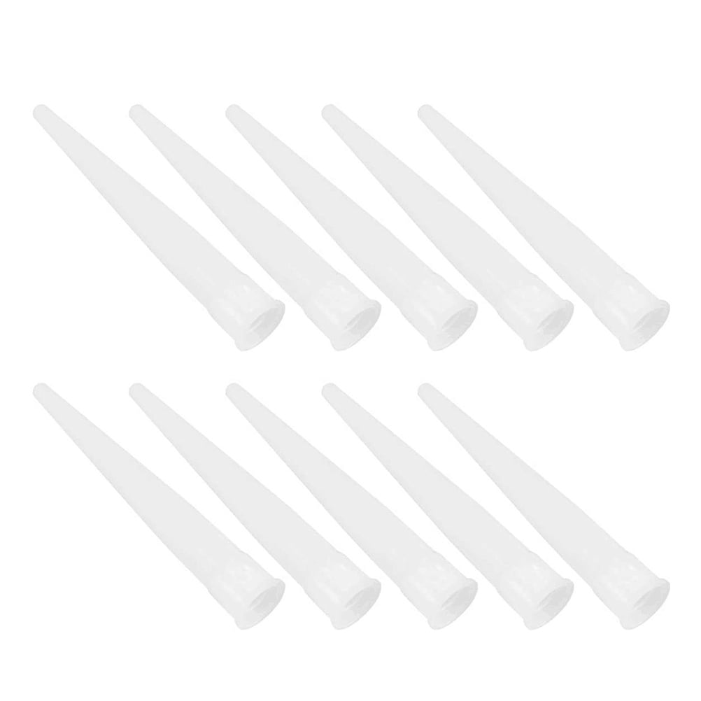 DINHEAROM Caulk Nozzle Plastic For Construction Workers 100Pcs 4.1x0 ...