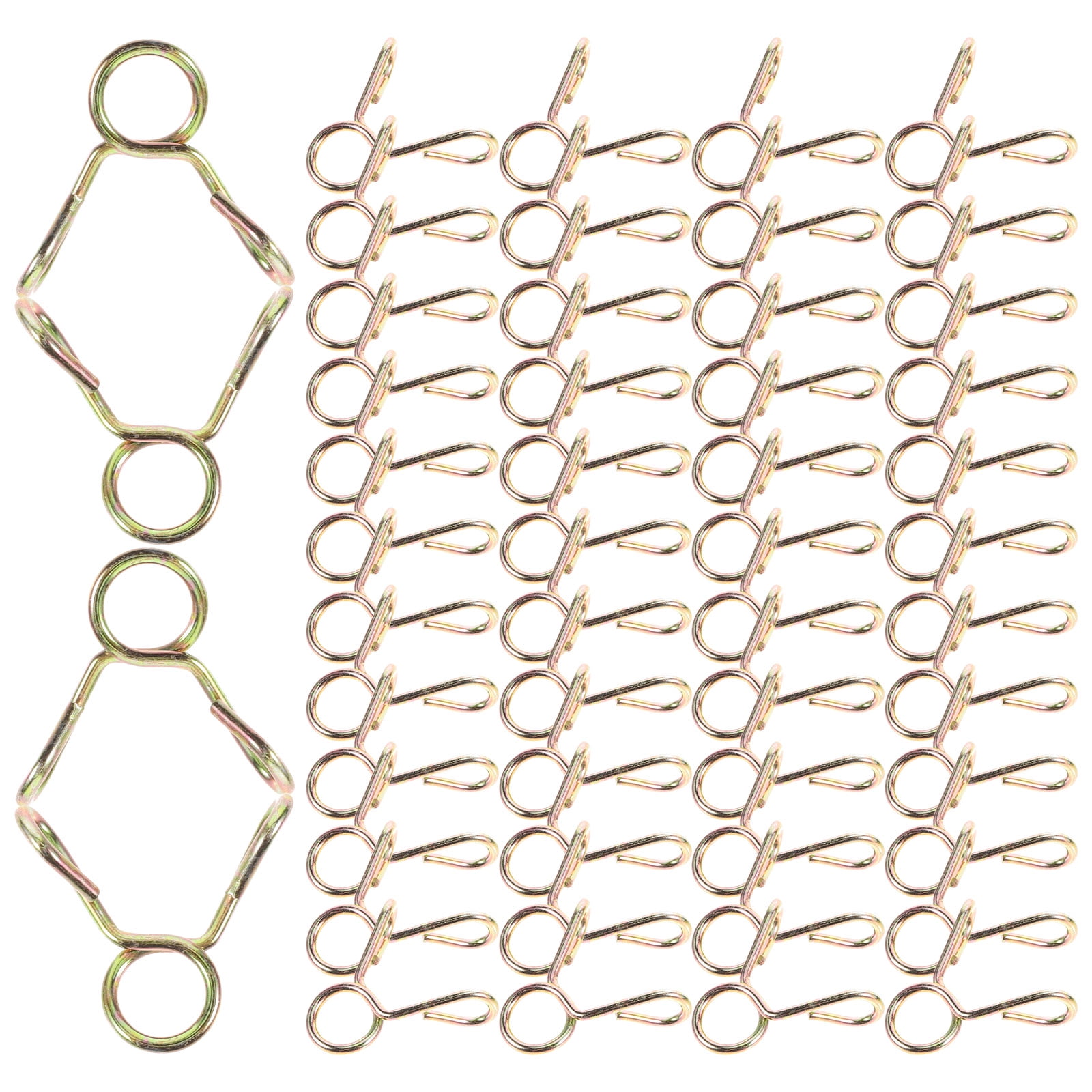 MLINS 100pcs Hose Clamp Line Hose Clamp Hose Fastener 5mm Spring Hose ...