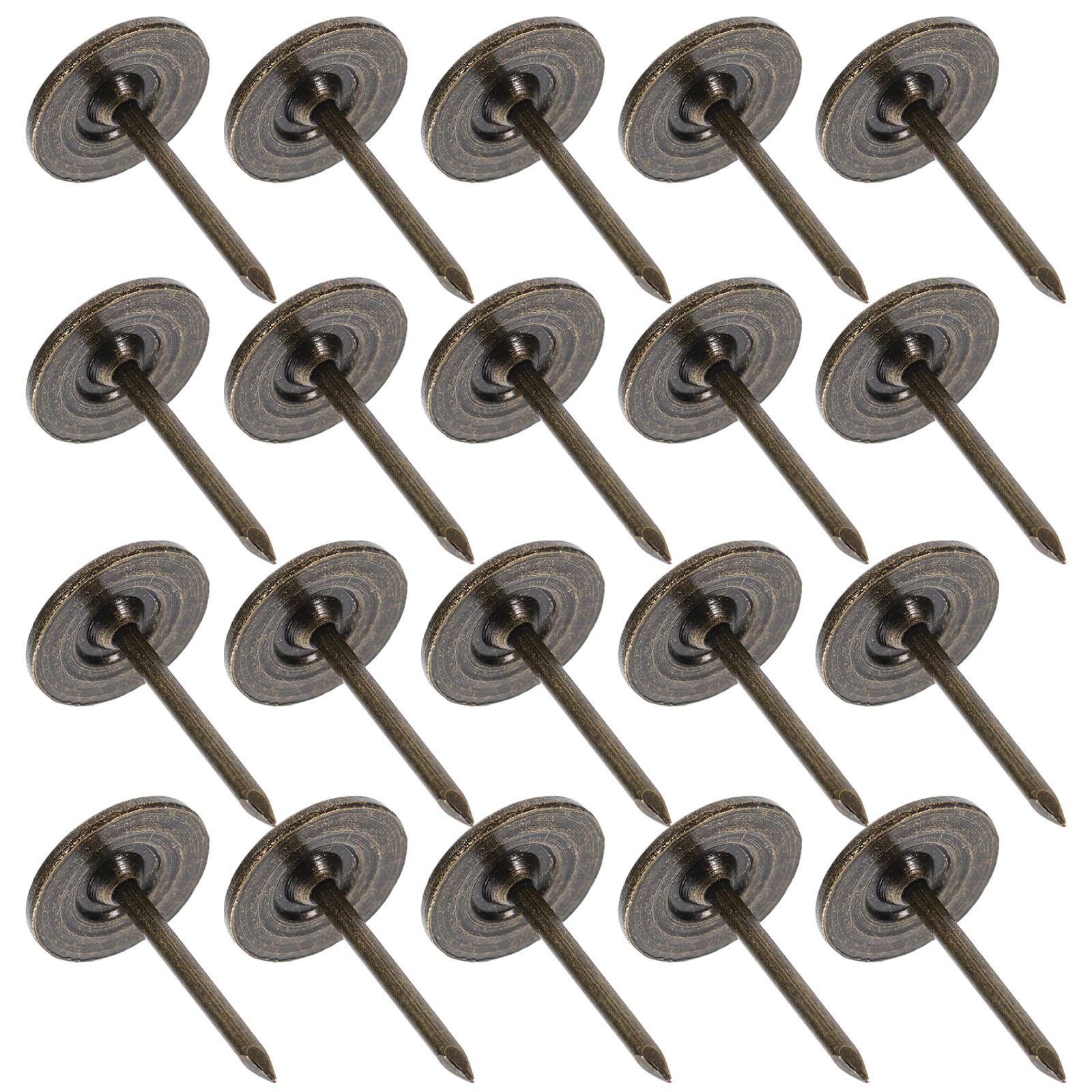 MLINS 100pcs Iron Push Pin Hangers For Wall Flat Head Thumb Tacks For ...
