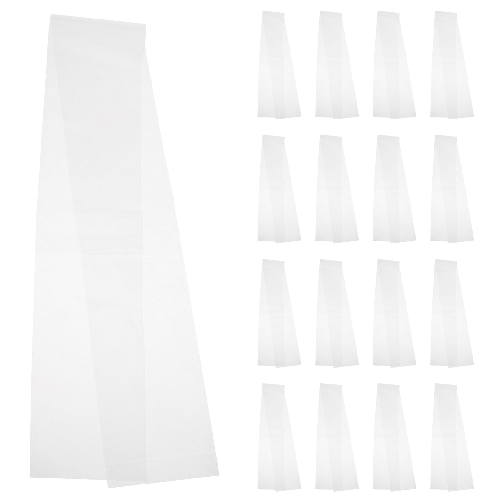 MLINS 100pcs Long Fish Transport Bags Clear Leakproof Fish Packaging ...