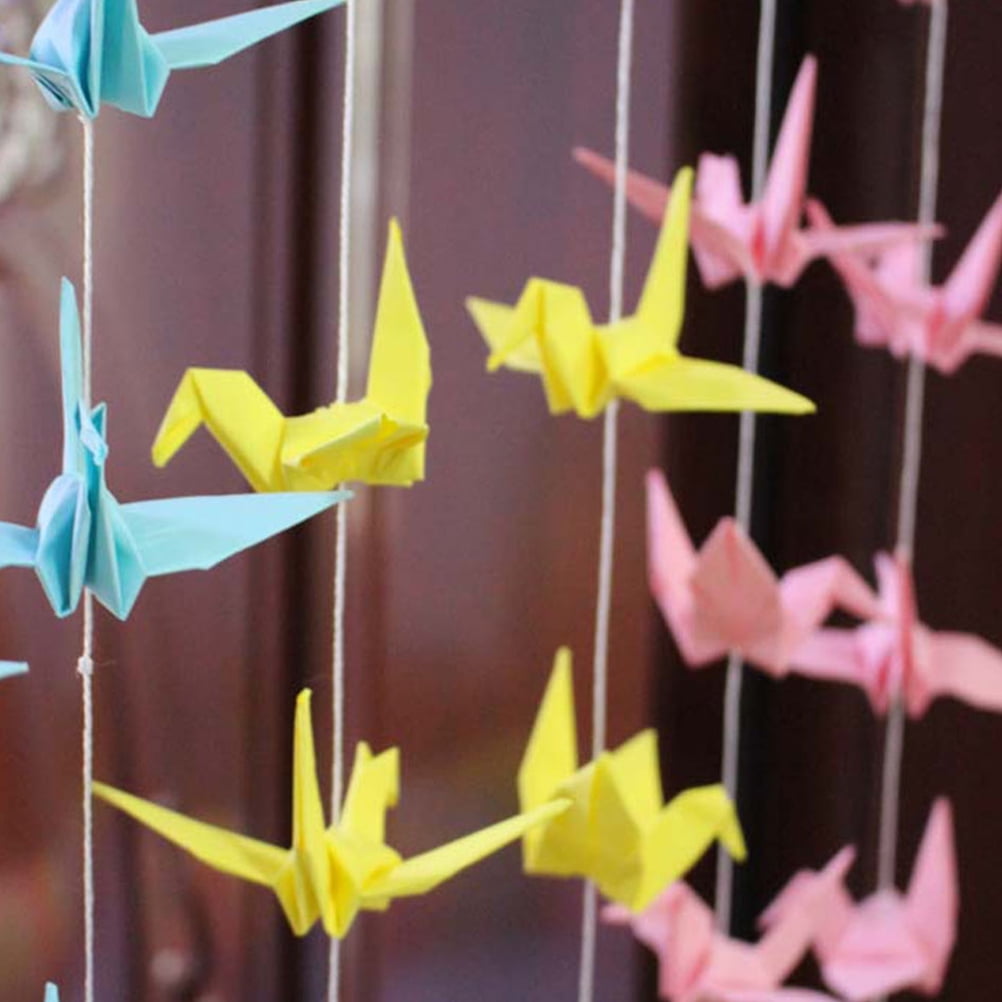 MLINS 100pcs Origami Kit For Kids Origami Crane Centerpieces Origami ...