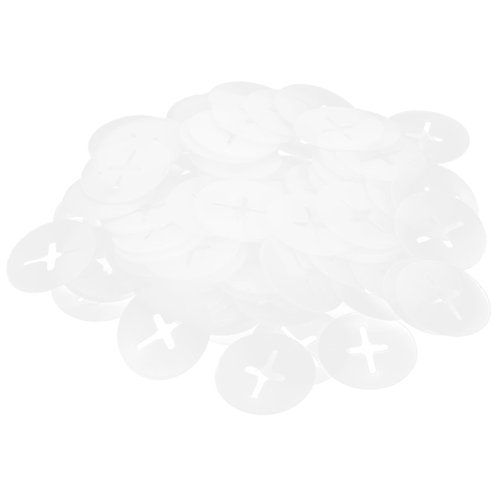 MLINS 100pcs Peg Hook Stopper Clear Plastic Inventory Control Clips ...