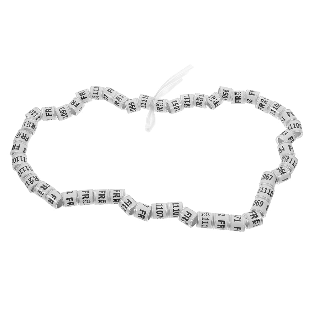 MLINS 100pcs Pigeon Leg Rings Racing Pigeon Bird Leg Bands Pigeons ...