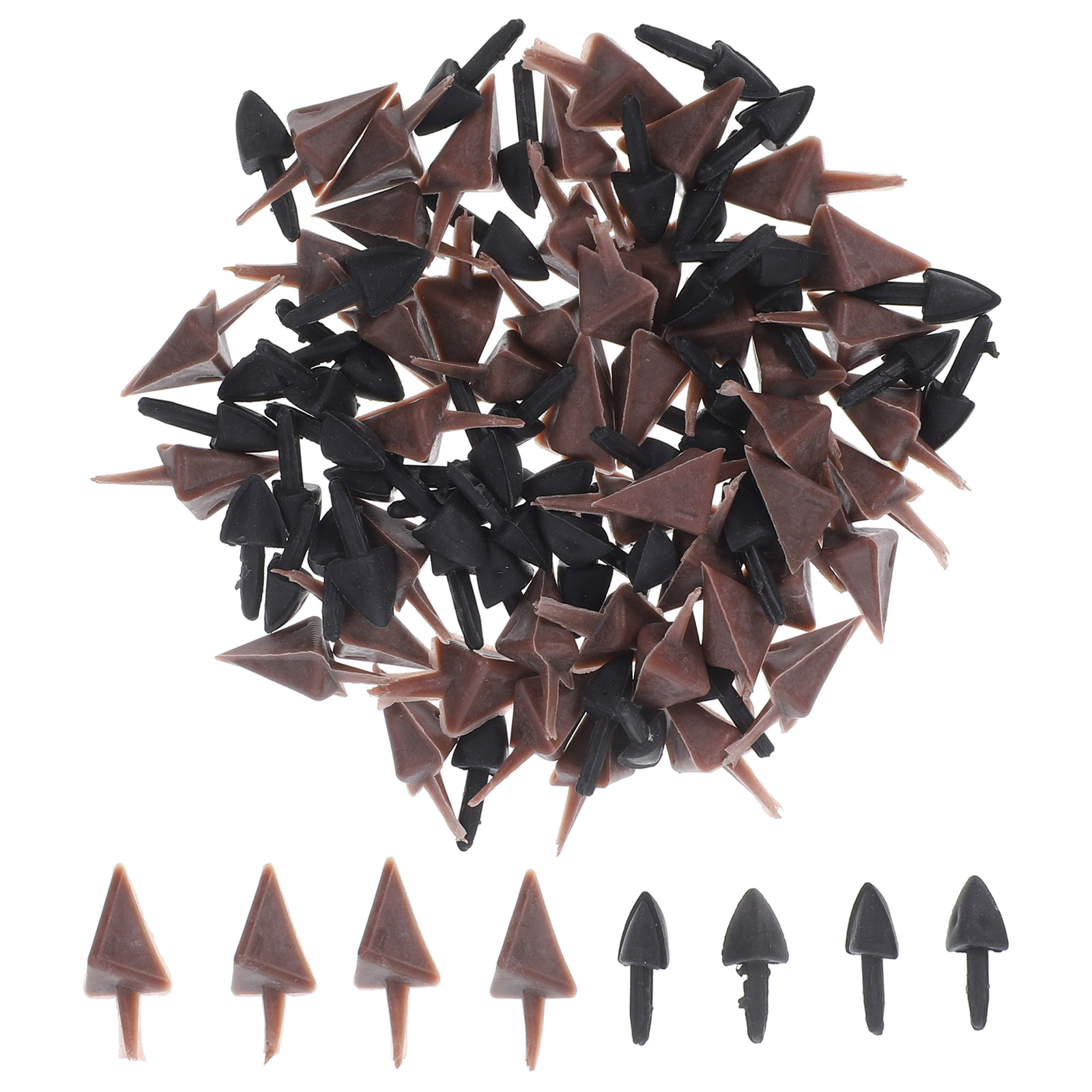 MLINS 100pcs Plastic Fake Chicken Mouth Inserts For Diy Animal Toy ...