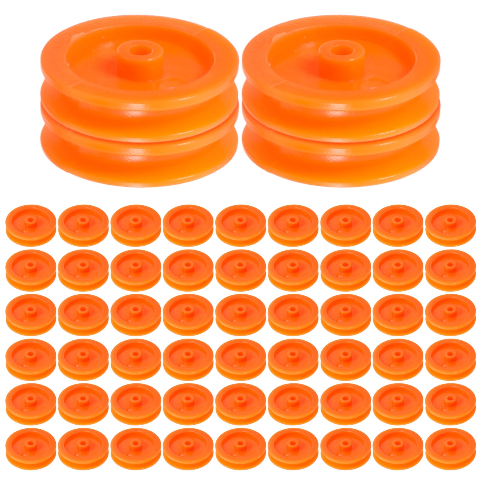 MLINS 100pcs Plastic Pulley Wheel DIY Mini Gear DIY Model Toy Gear Toy ...
