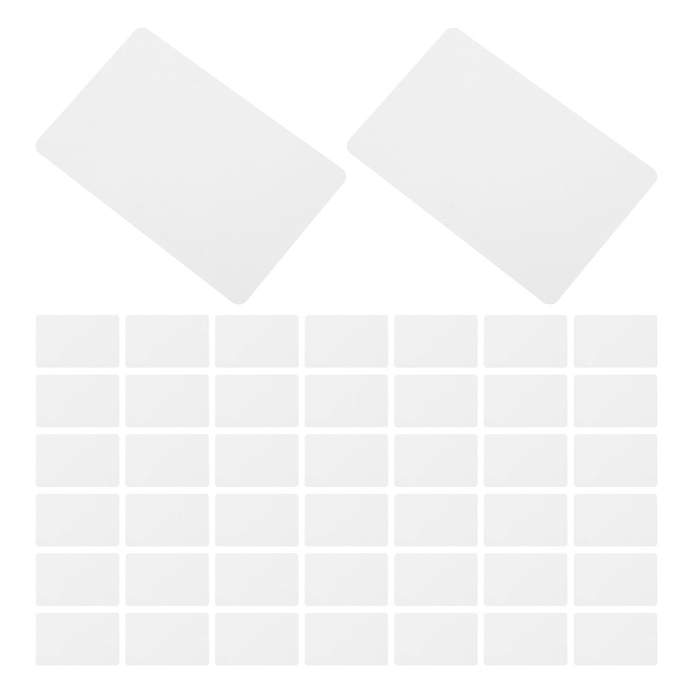 MLINS 100pcs Printable Pvc Blank Cards Plastic Business Card Blanks Pvc ...