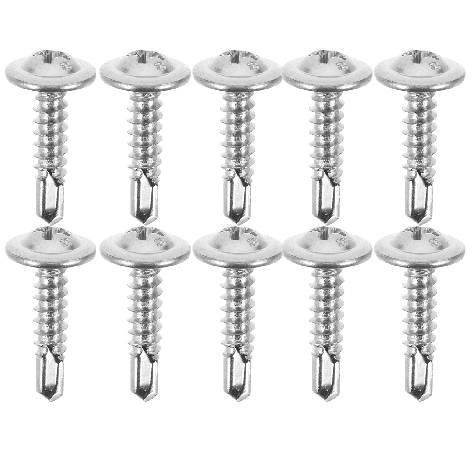 MLINS 100pcs Self-tapping Screw Replacement Wall Plate Screw Self ...