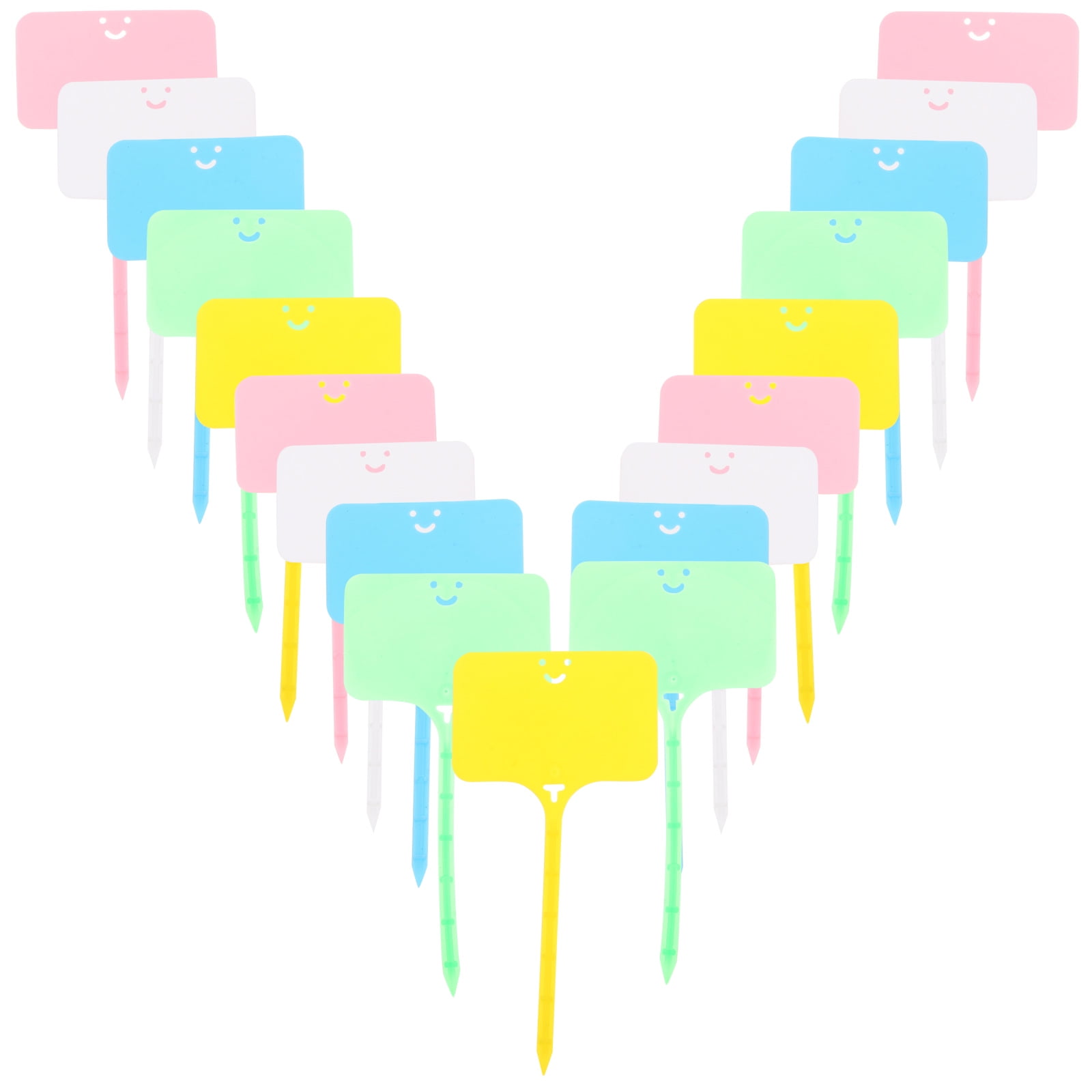 MLINS 100pcs T-Type Plant Tags For Gardening Waterproof Nursery Label ...