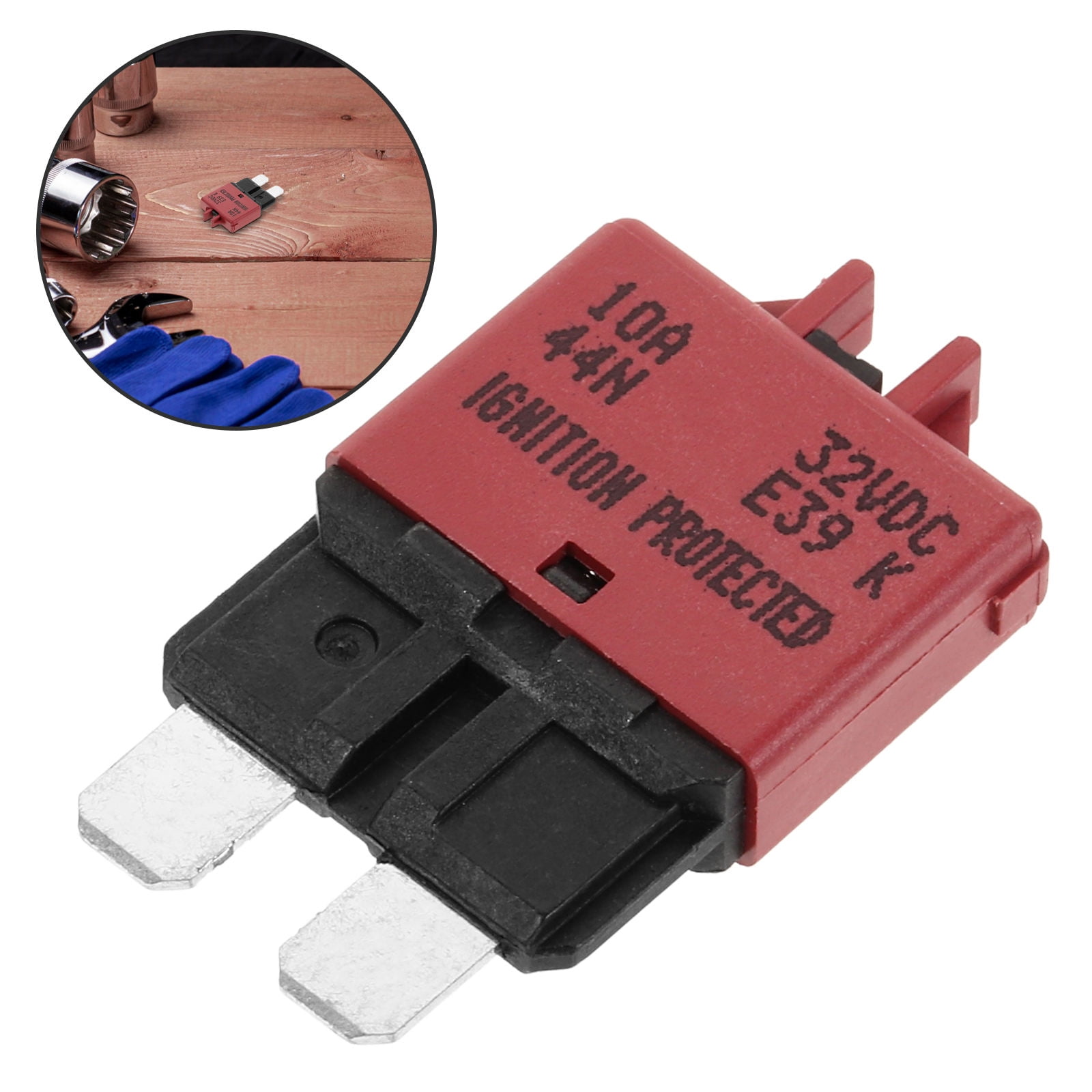 1 Amp Blade Fuse 25A 28V DC Circuit Breaker Trip Fuses Standard Fuse ...
