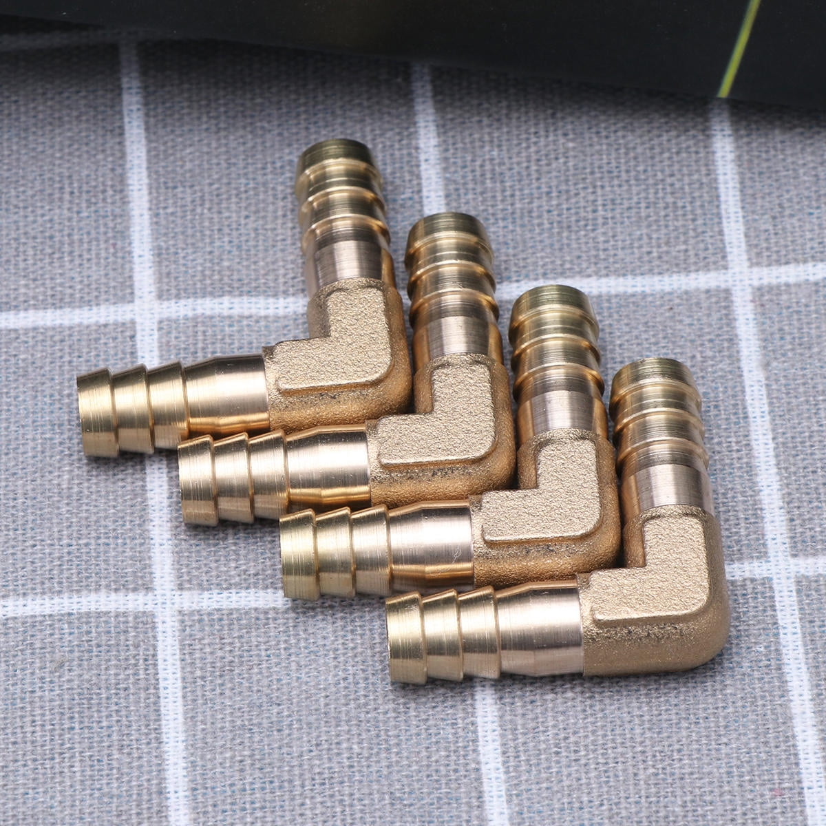 MLINS 10PCS φ10 90 Degree Elbow PEX Barb Fitting Water Connector(Golden ...